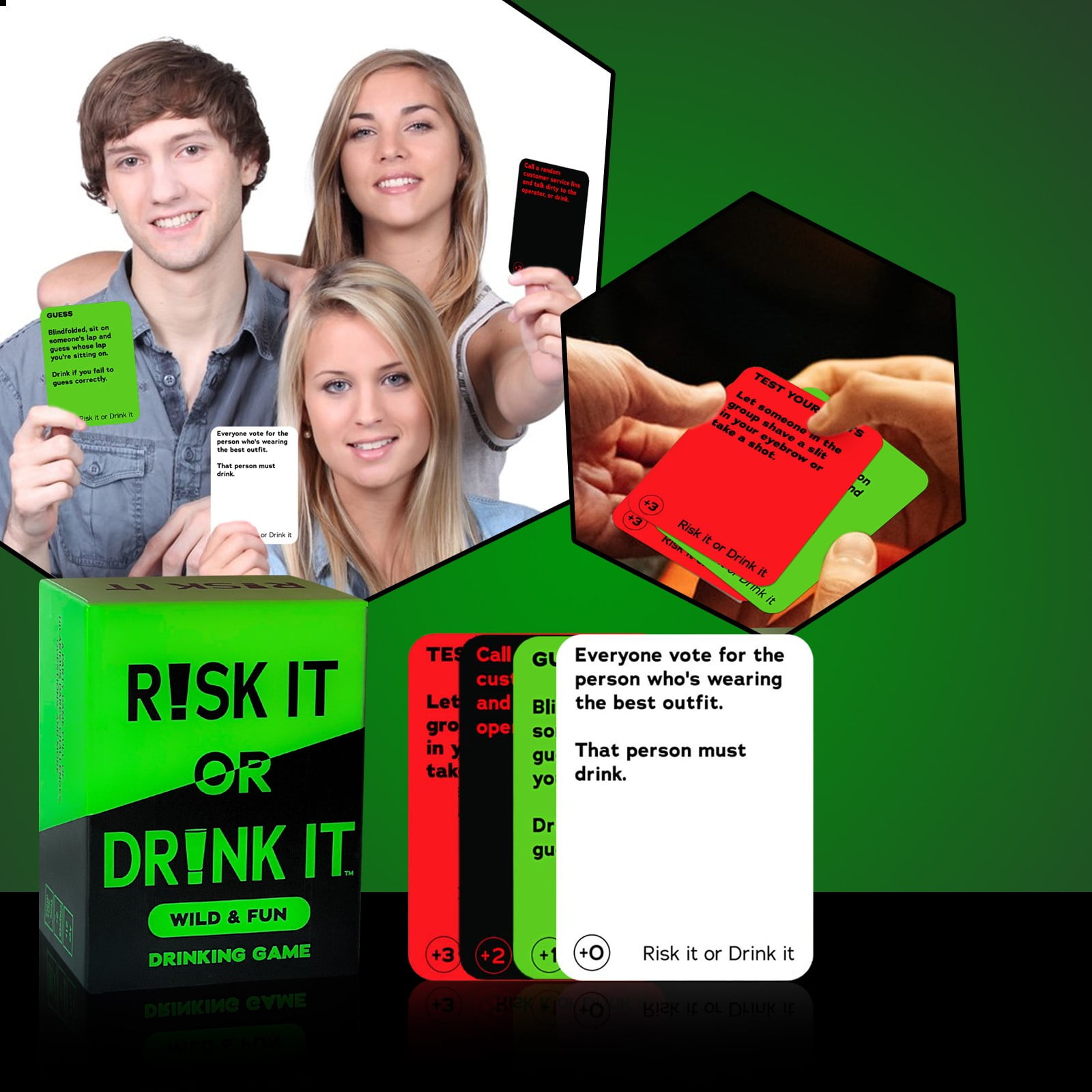 Fun Drinking Game for Pregame, Game Night, College - 150 Hilarious ...