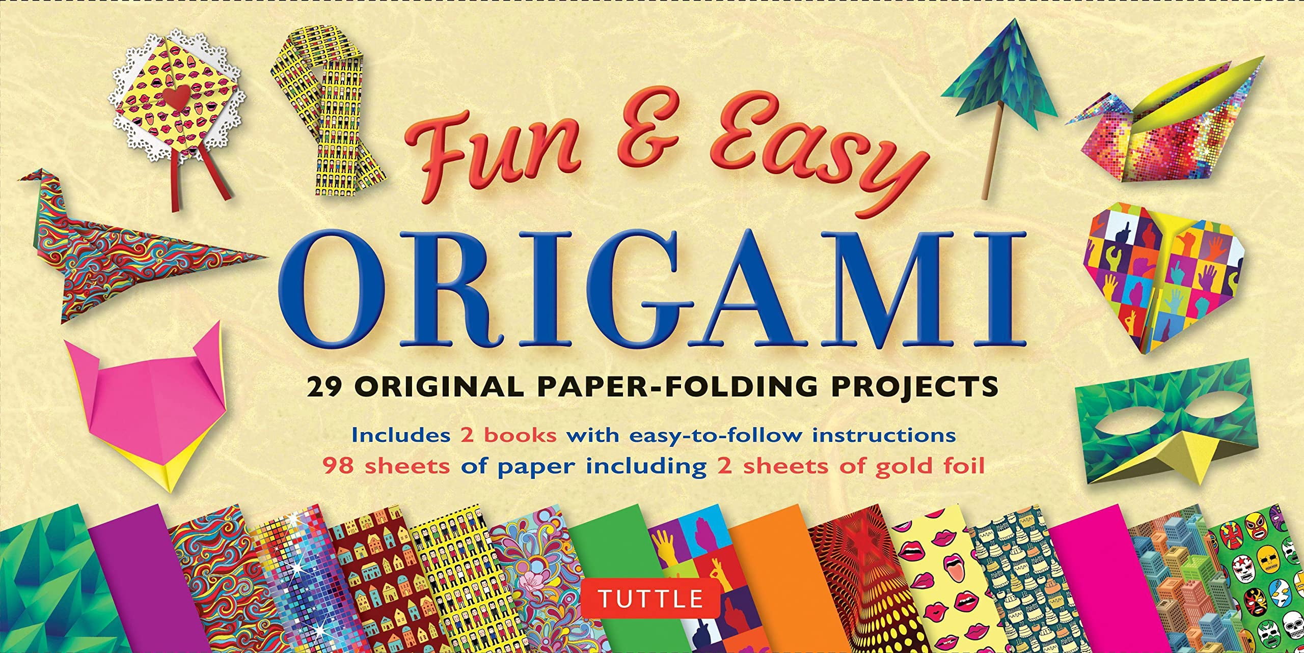 Fun & Easy Origami AIF4 Kit: 29 Original Paper-folding Projects ...
