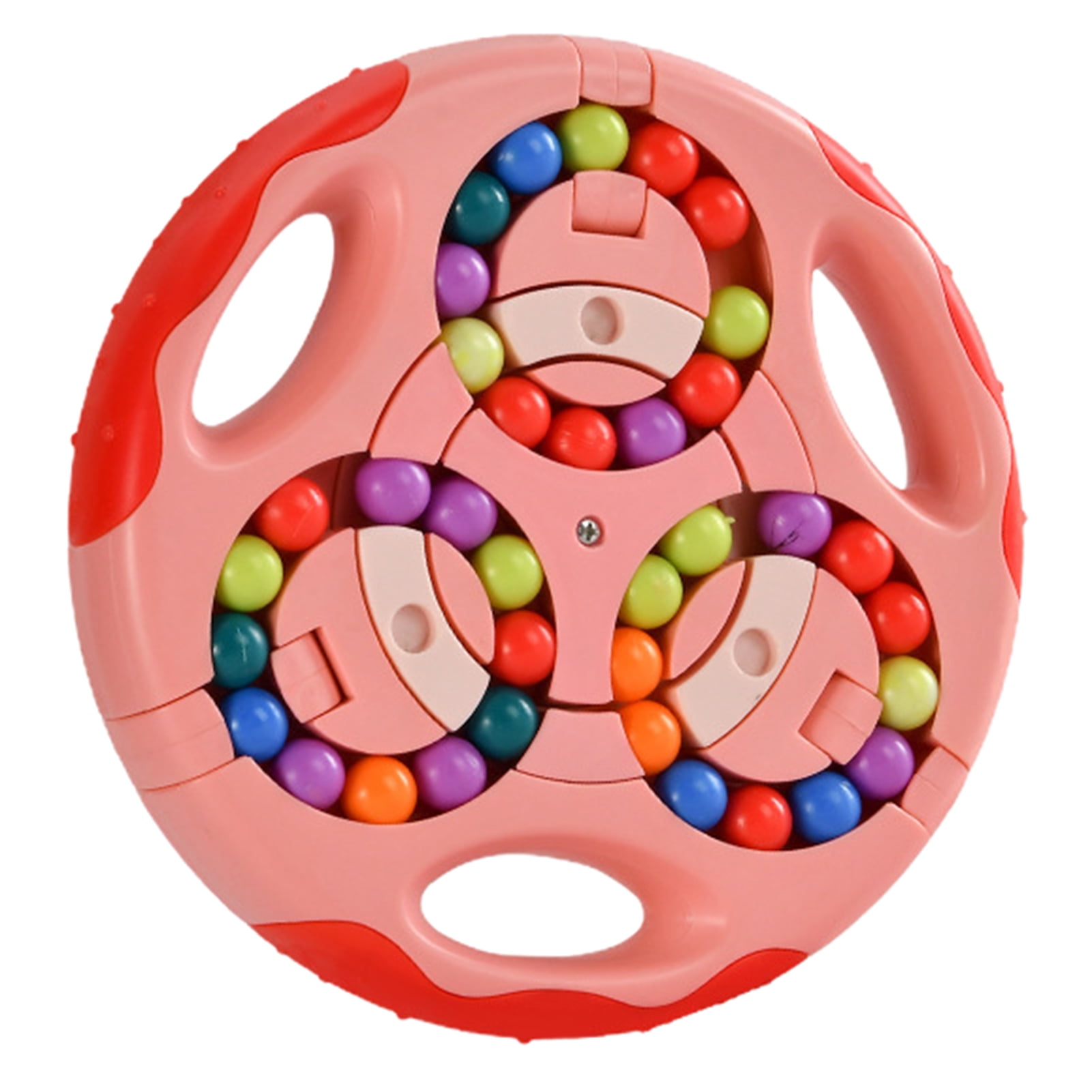 Fun Educational Cube Toy Double-sided Rotating Fingers Smooth Colorful ...
