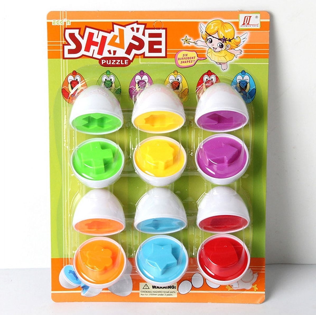 Fun Egg Matching Toy - Toddler Easter Eggs Toys - Shape Recognition ...