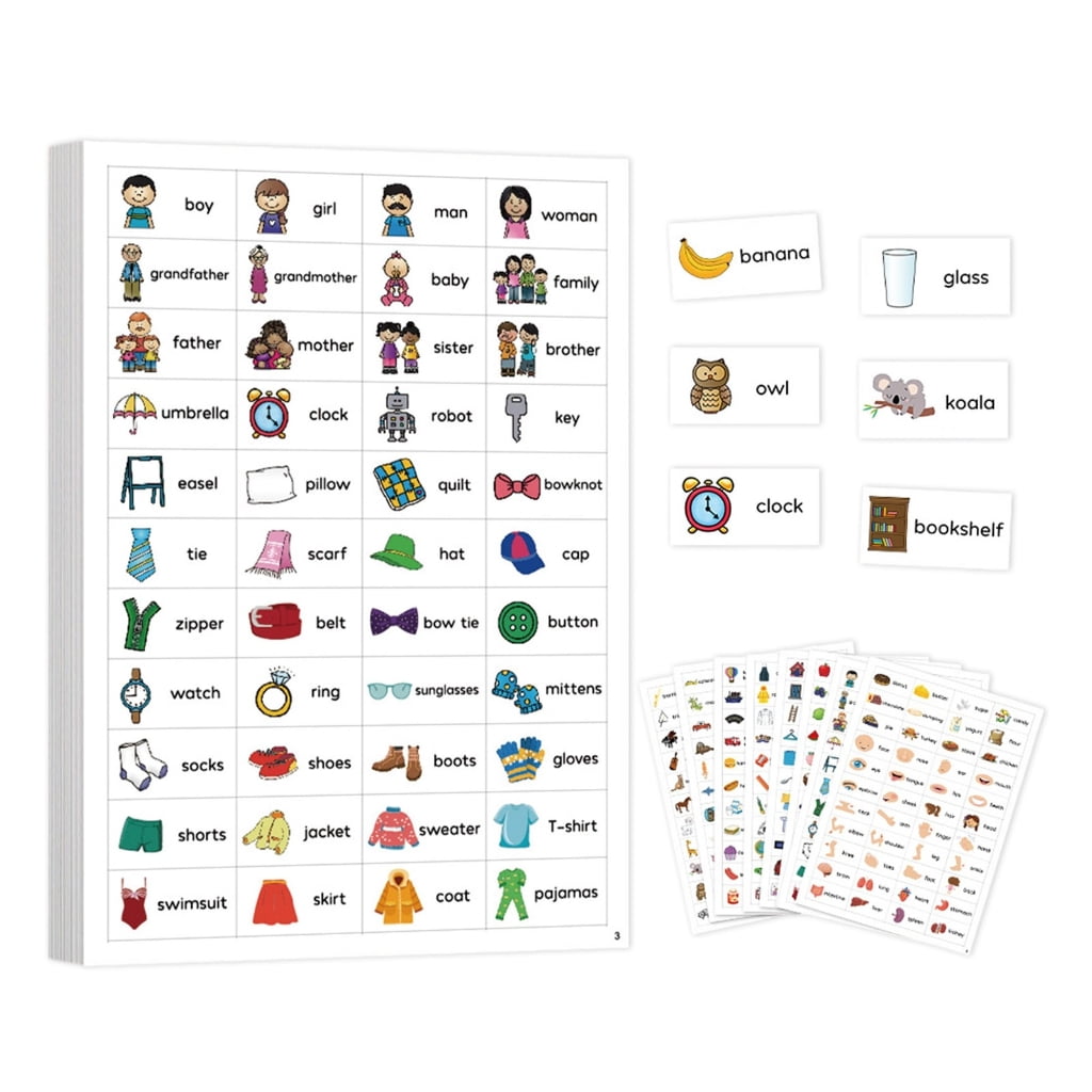 Fun English Word Sticker Multifunctional Vocabulary Sticker Adhesive ...