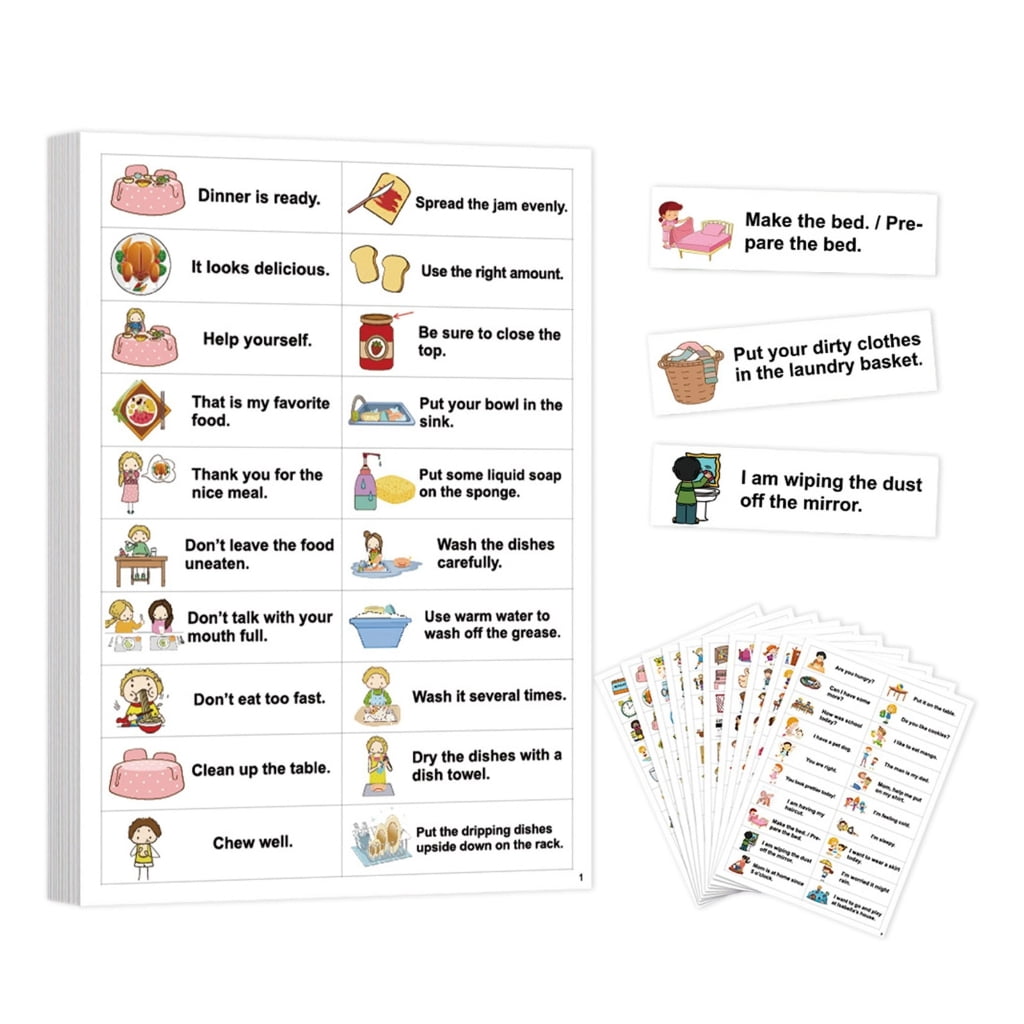 Fun English Word Sticker Multifunctional Vocabulary Sticker Adhesive ...