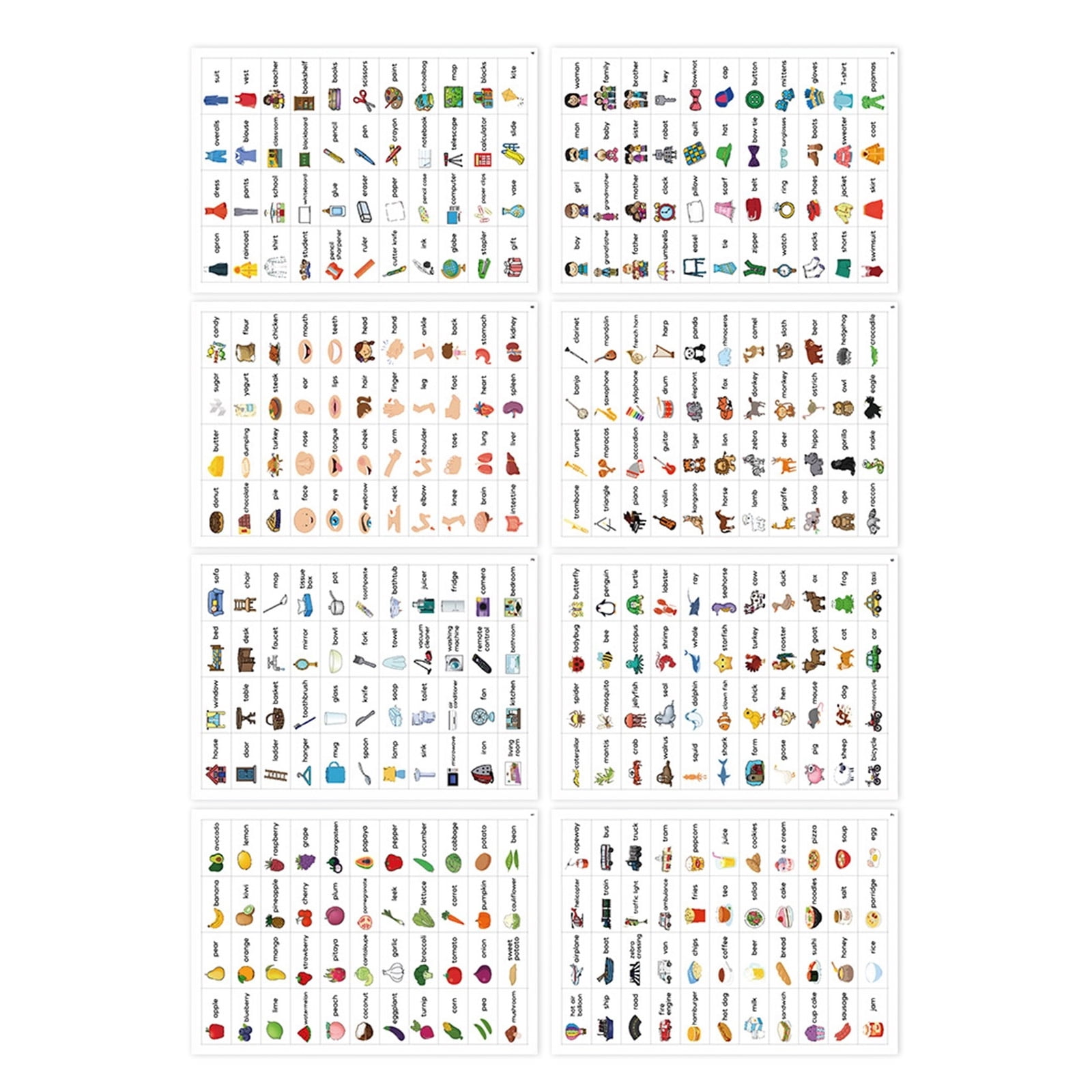 Fun English Word Sticker Multifunctional Vocabulary Sticker Adhesive ...