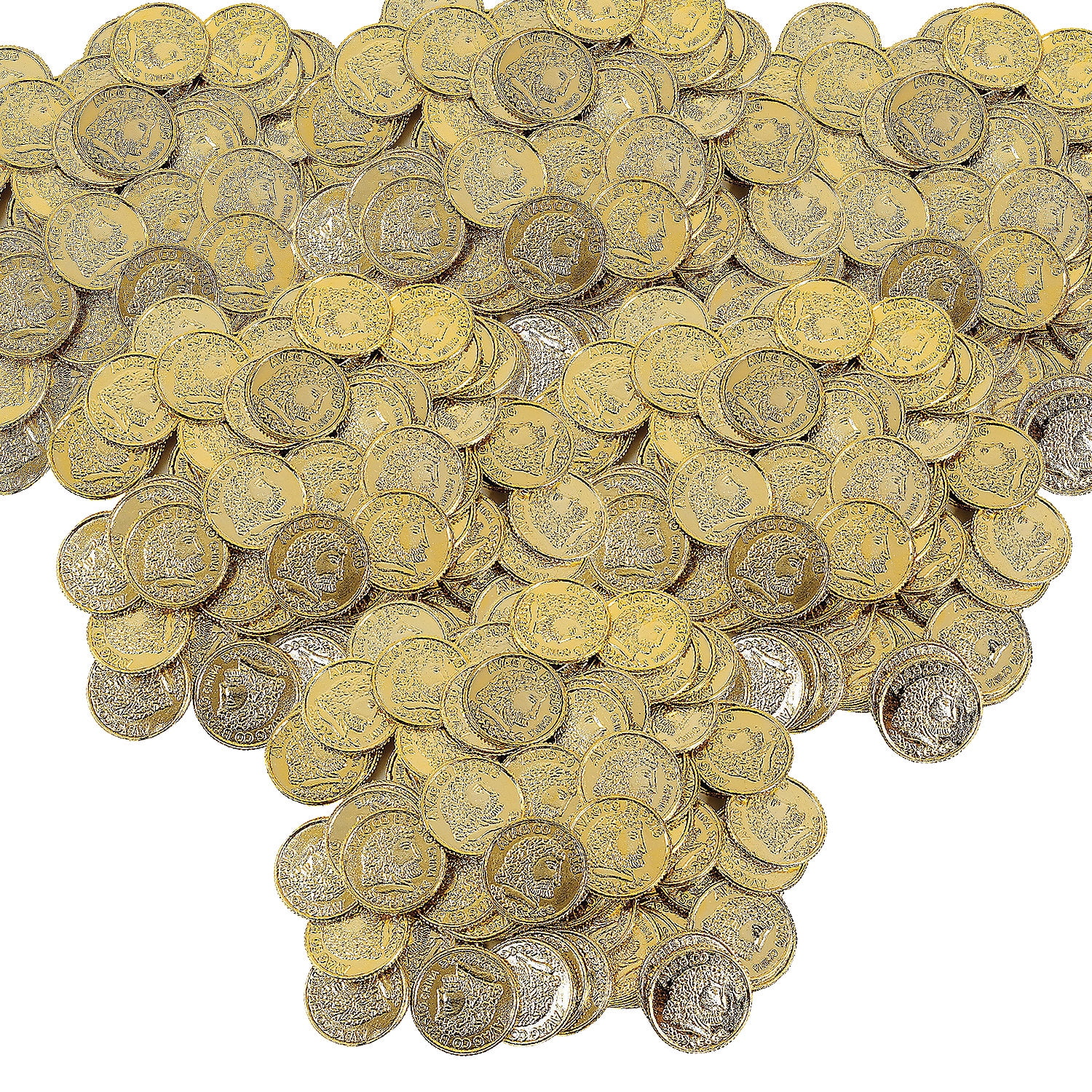 Fun Express 1 1/4" Mega Bulk 2016 Pieces Greek Design Shiny Gold ...