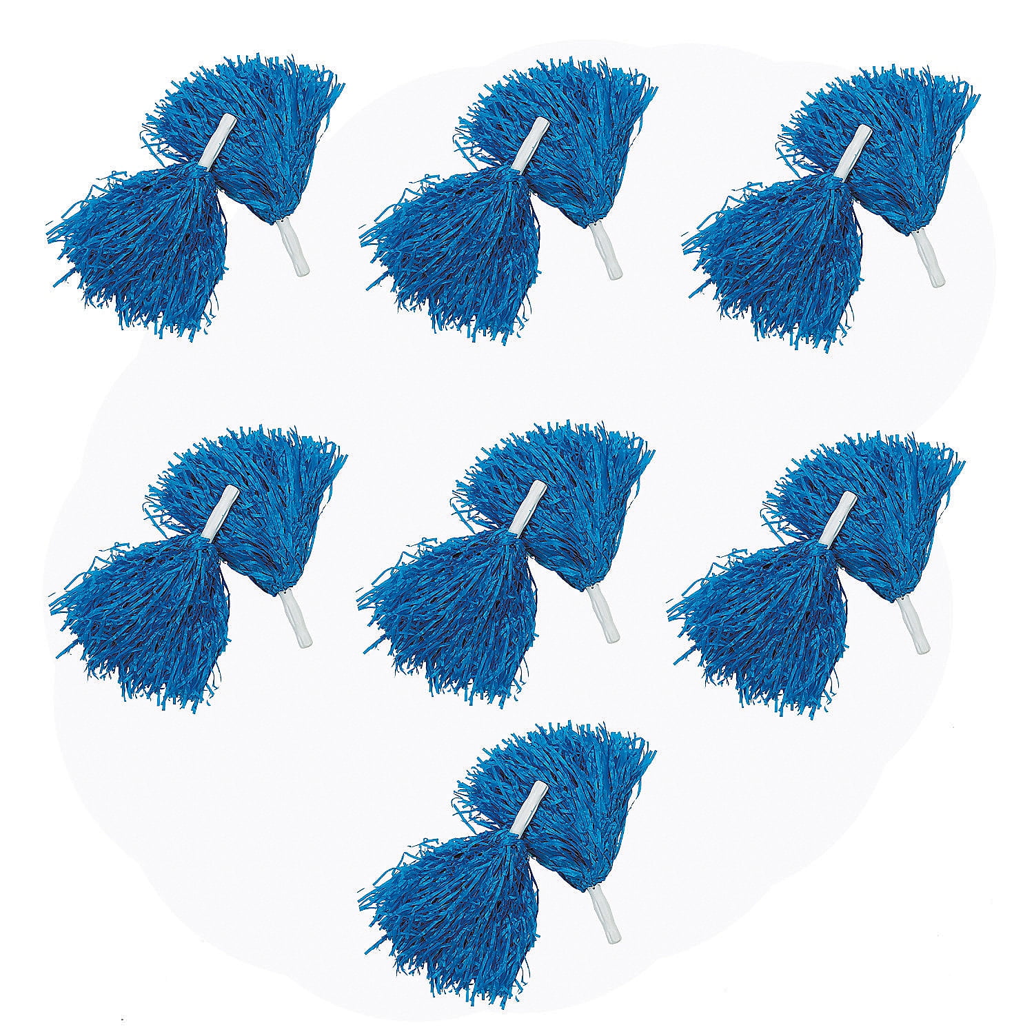 Fun Express 10" Bulk 144 Pieces Royal Blue Team Spirit Cheer Plastic ...