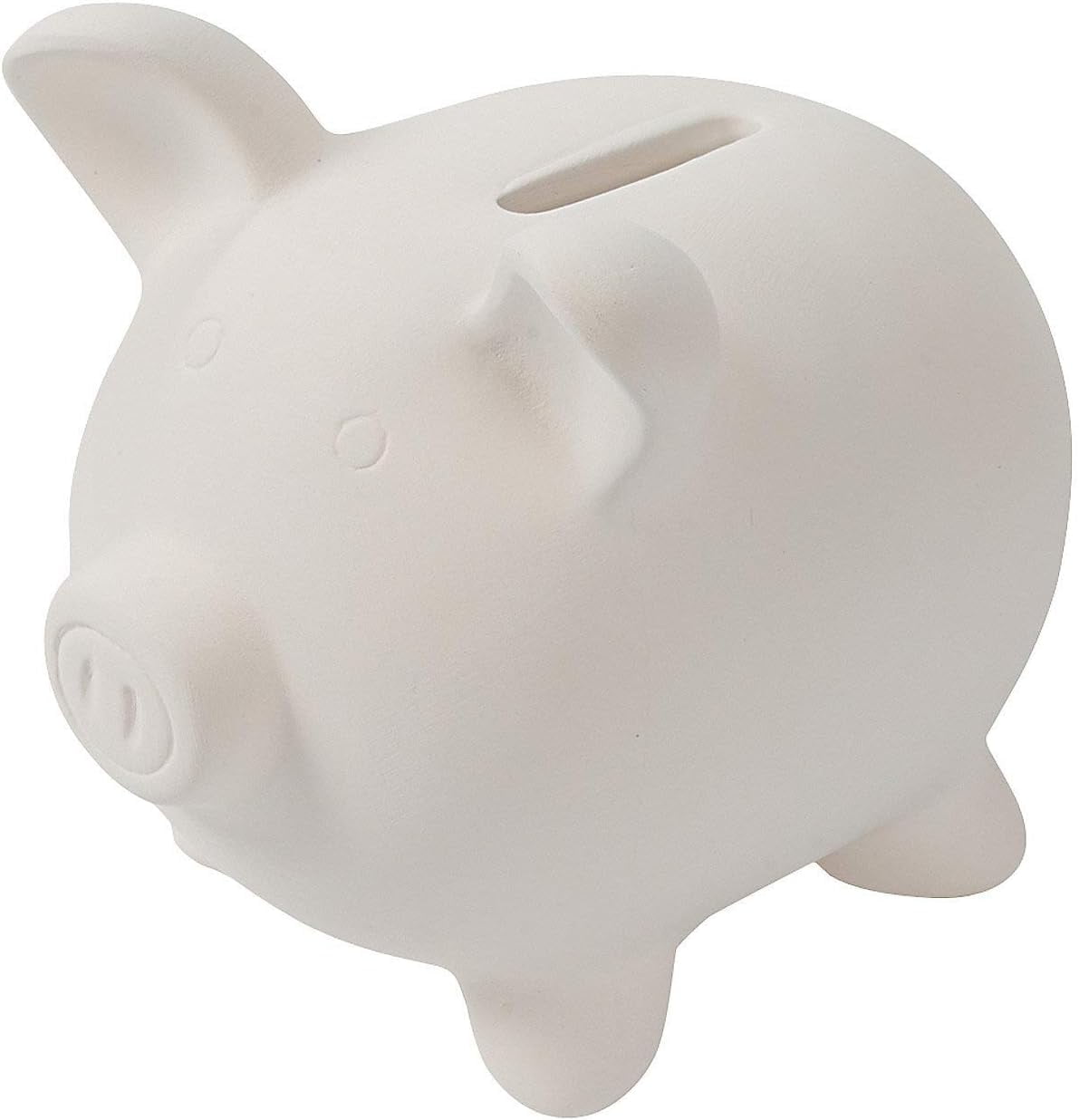 Fun Express 12 Pieces Do It Yourself Unglazed Ceramic Piggy Banks ...