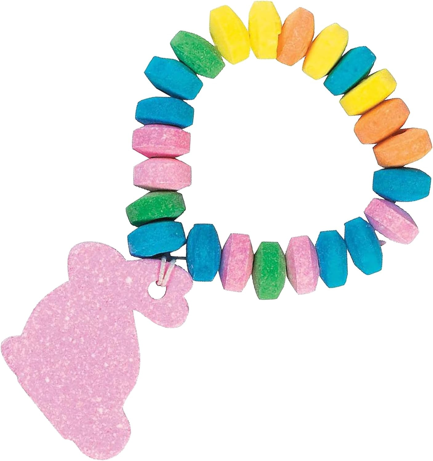 Fun Express Easter Bunny Candy Bracelets, 12 Pieces, Stretchable ...