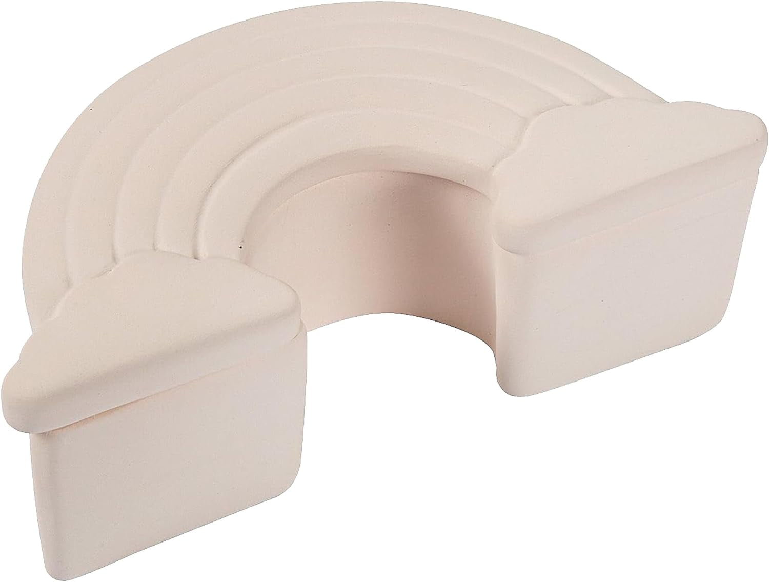 Fun Express 12 Pieces Paint Your Own Ceramic Rainbow Box, DIY Crafts ...