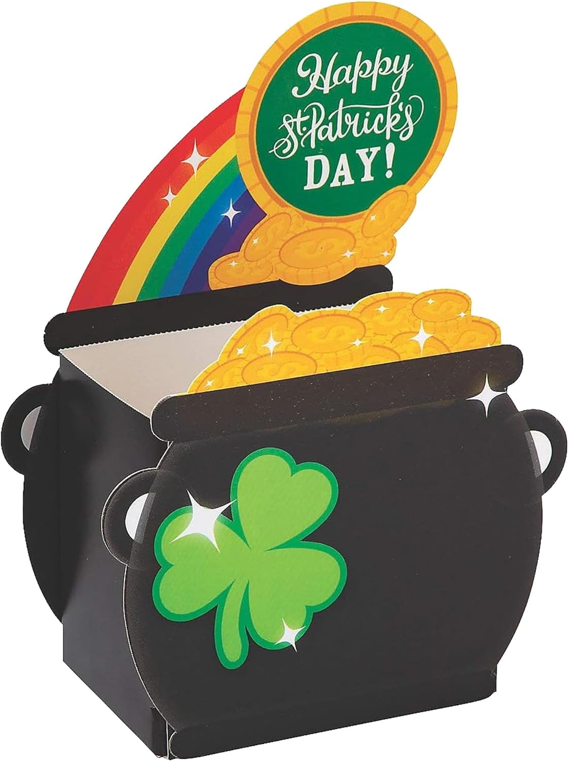 Fun Express, Pot of Gold Treat Box, 12-Count, St. Patrick's Day Favors ...