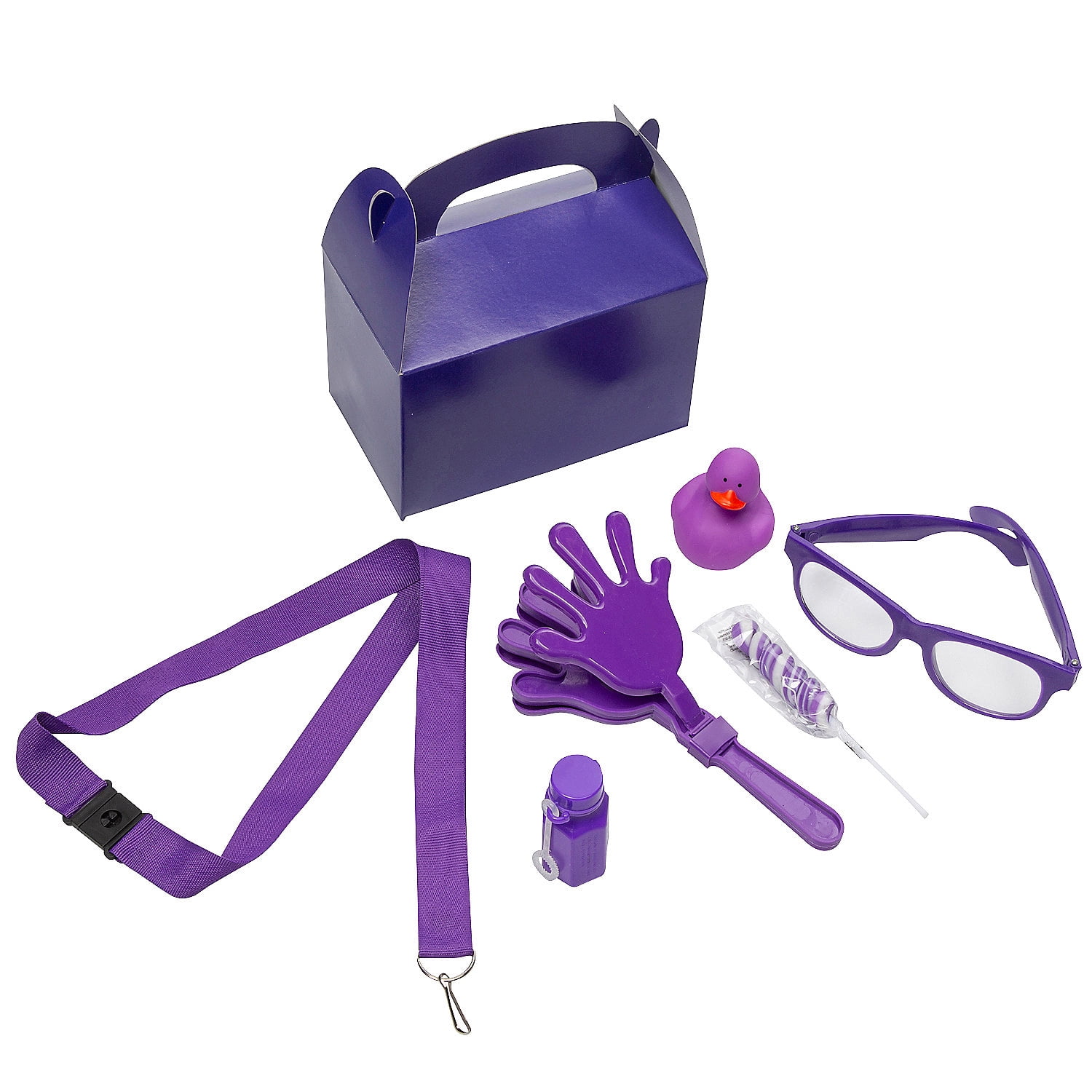 Fun Express 132 Pieces Purple Spirit Reward Box Handout Kit for 12 ...