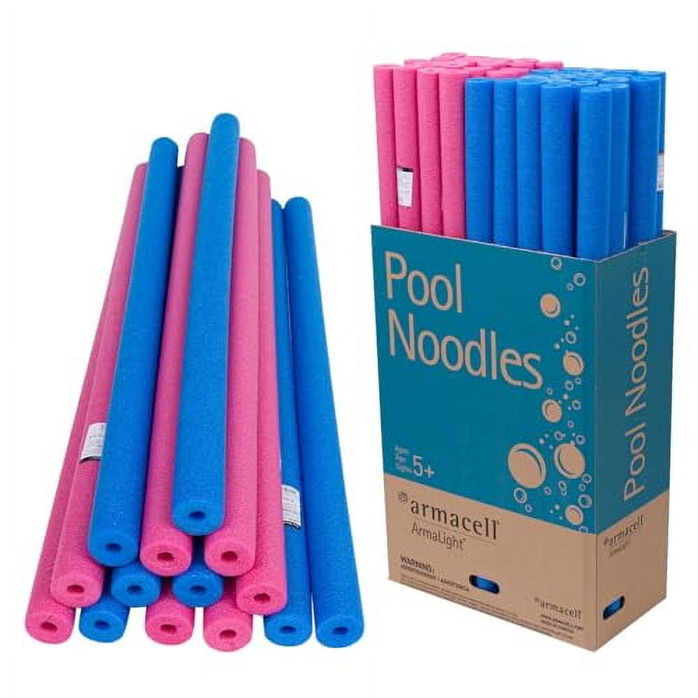 Pack of 44 Swimming Pool Noodles Floaters Large Foam Long 47"x2.25 ...