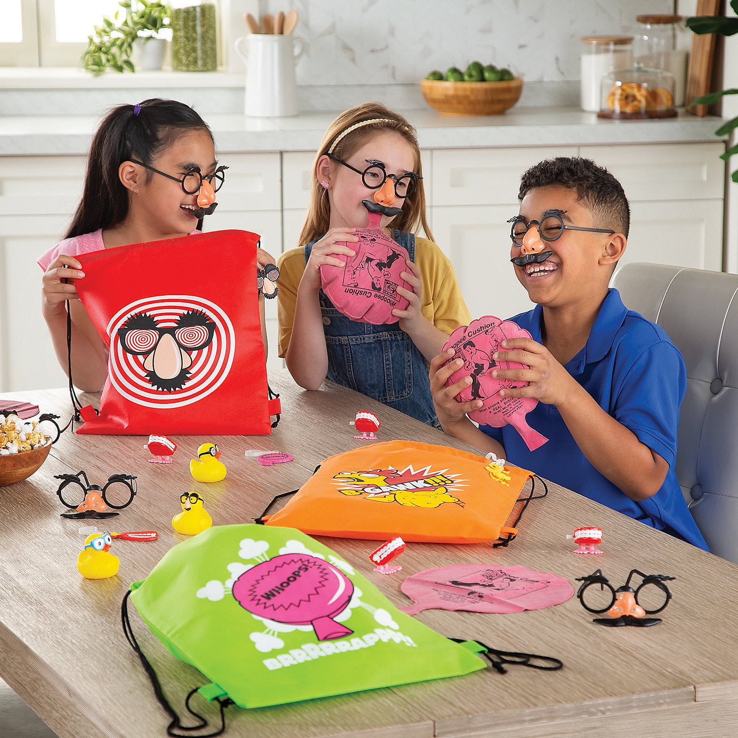 Fun Express 144 Pieces Classic Gag Toys & Prizes Handout Kit for 24 ...