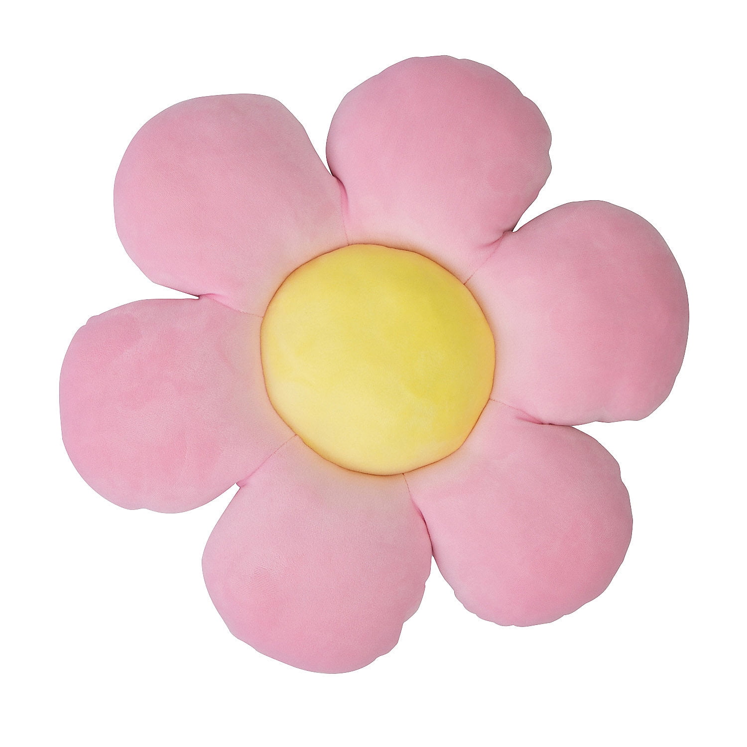 Fun Express 15" Pink & Yellow Stuffed Spandex Flower - Walmart.com