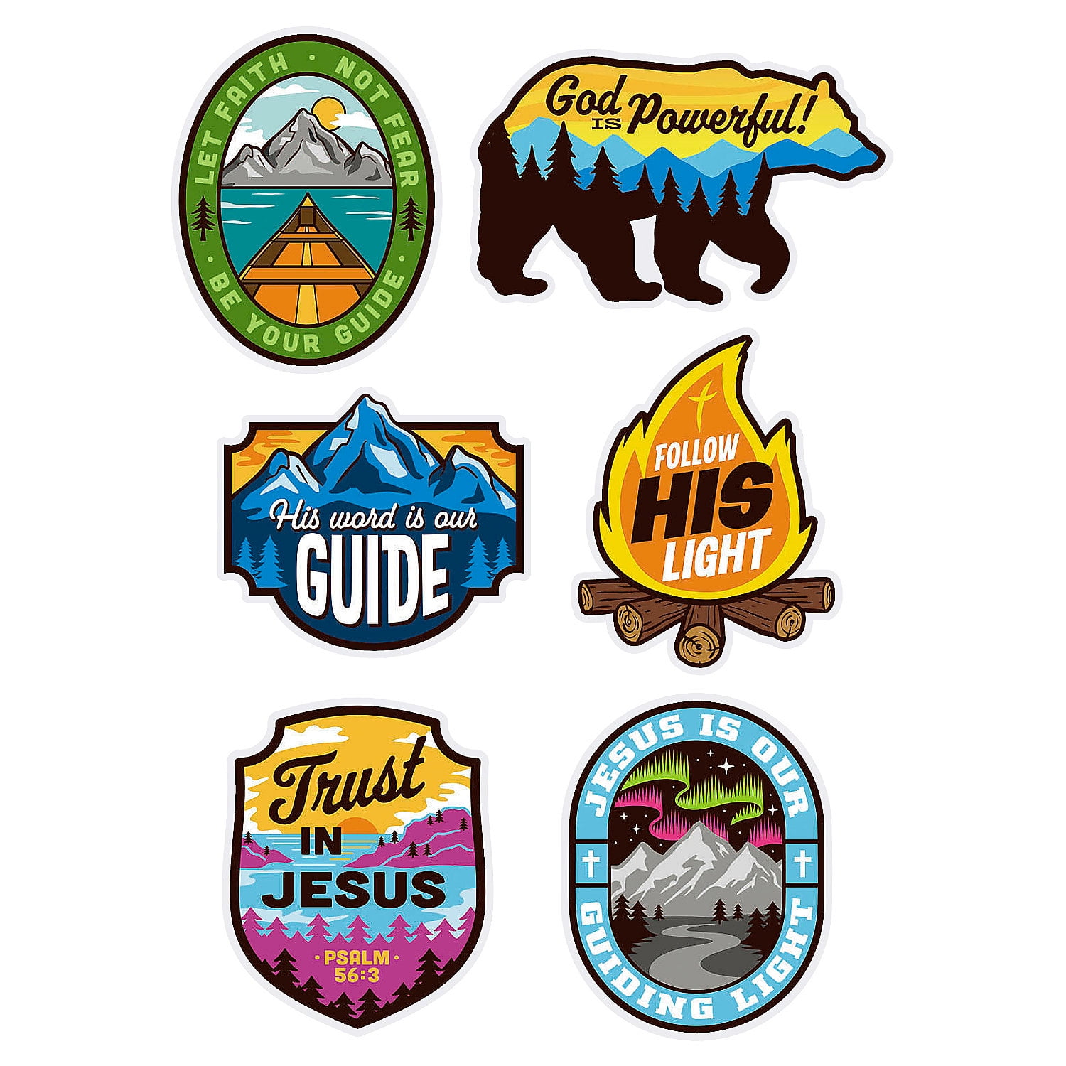 Fun Express 16" – 25" Great North VBS Cardstock Wall Cutouts Set - 6 ...