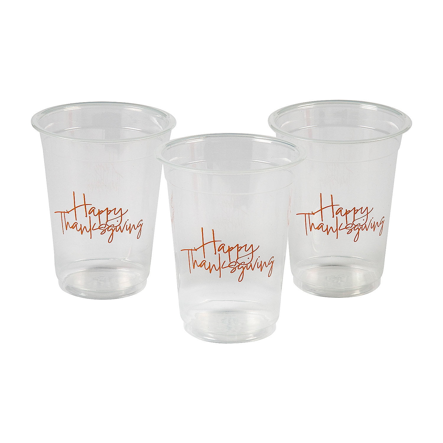 Fun Express 16 oz. Bulk 50 Count Thanksgiving Disposable Plastic Cups ...