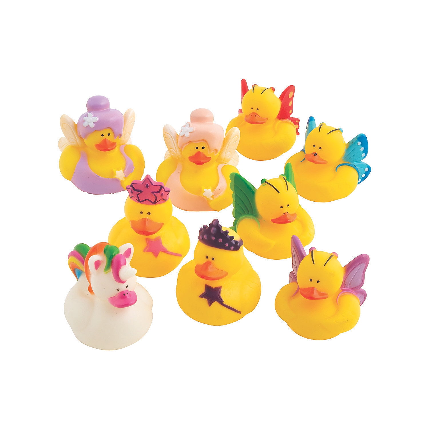 Fun Express 2" - 2 1/4" Bulk 48 Pieces Cute Vinyl Rubber Ducks ...