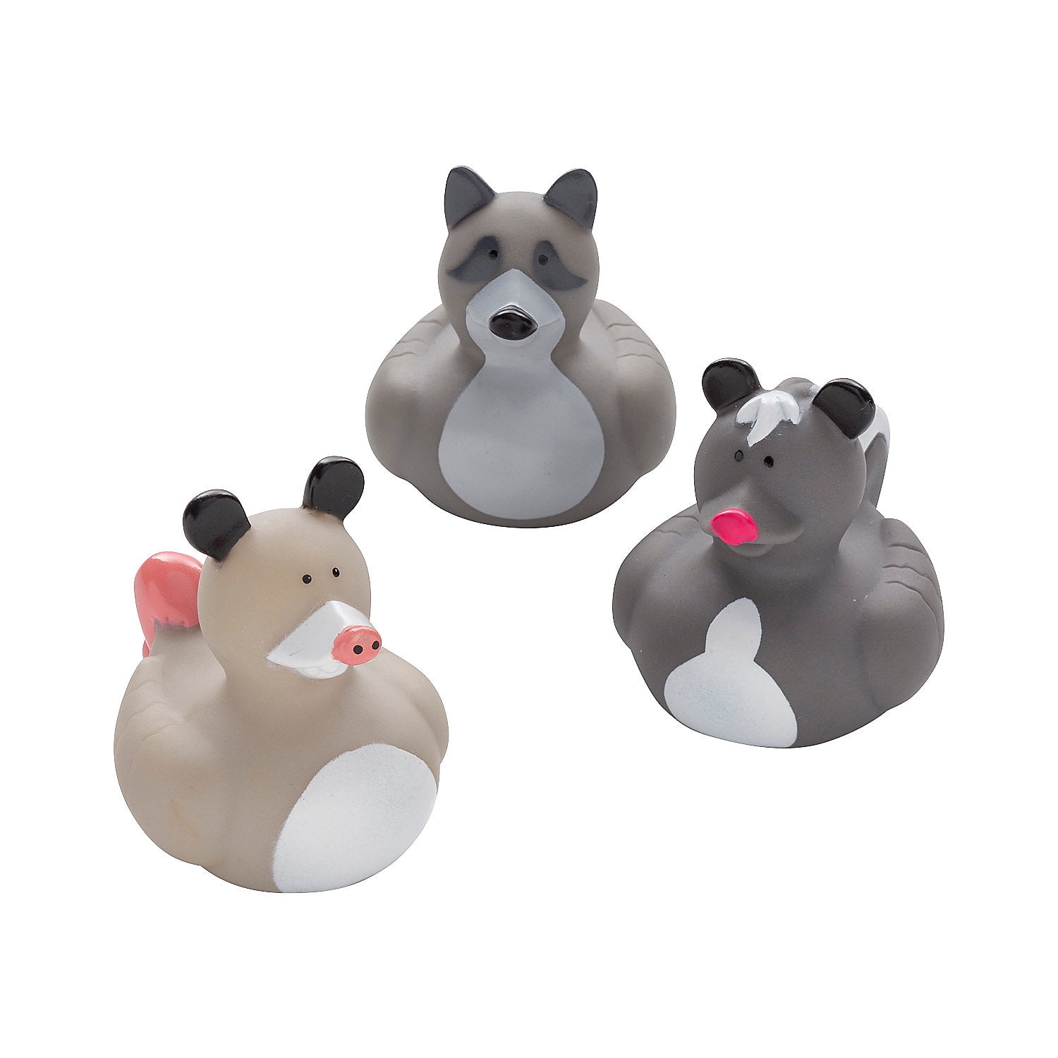 Fun Express 2" - 2 1/4" Garbage Critters Raccoon, Opossum & Skunk ...