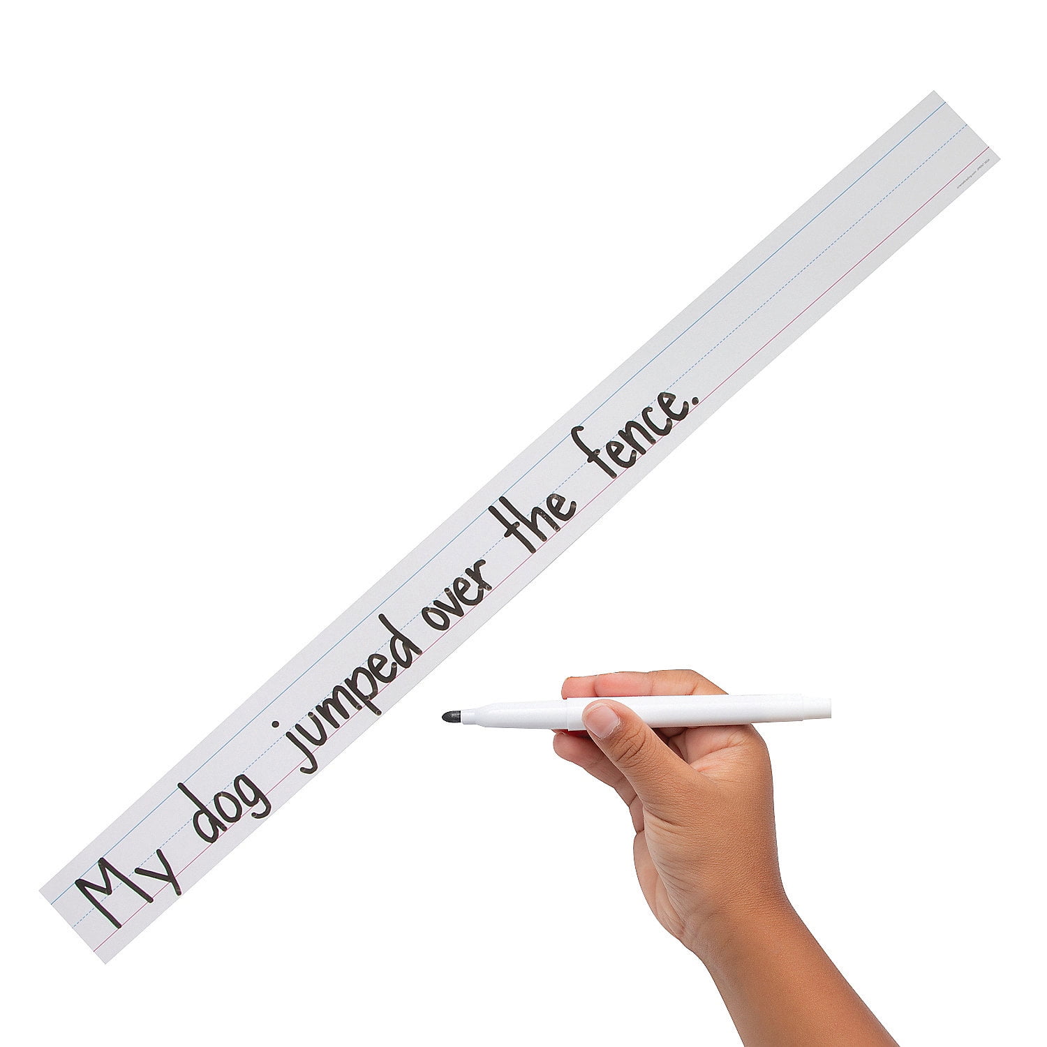 Fun Express 2 Ft. x 1 1/2" Dry Erase Sentence Laminated Cardstock ...
