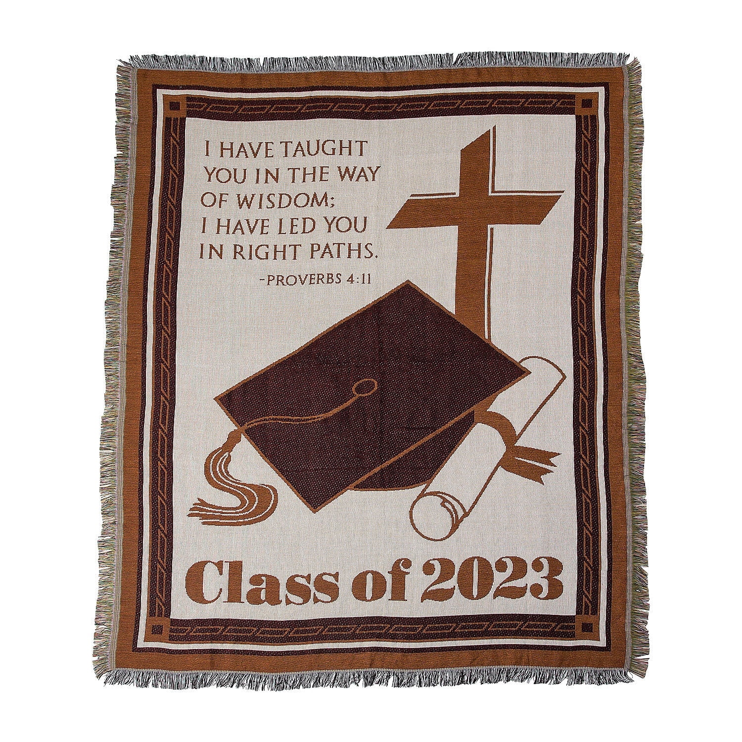 Fun Express 2023 Religious Graduation Throw - Walmart.com