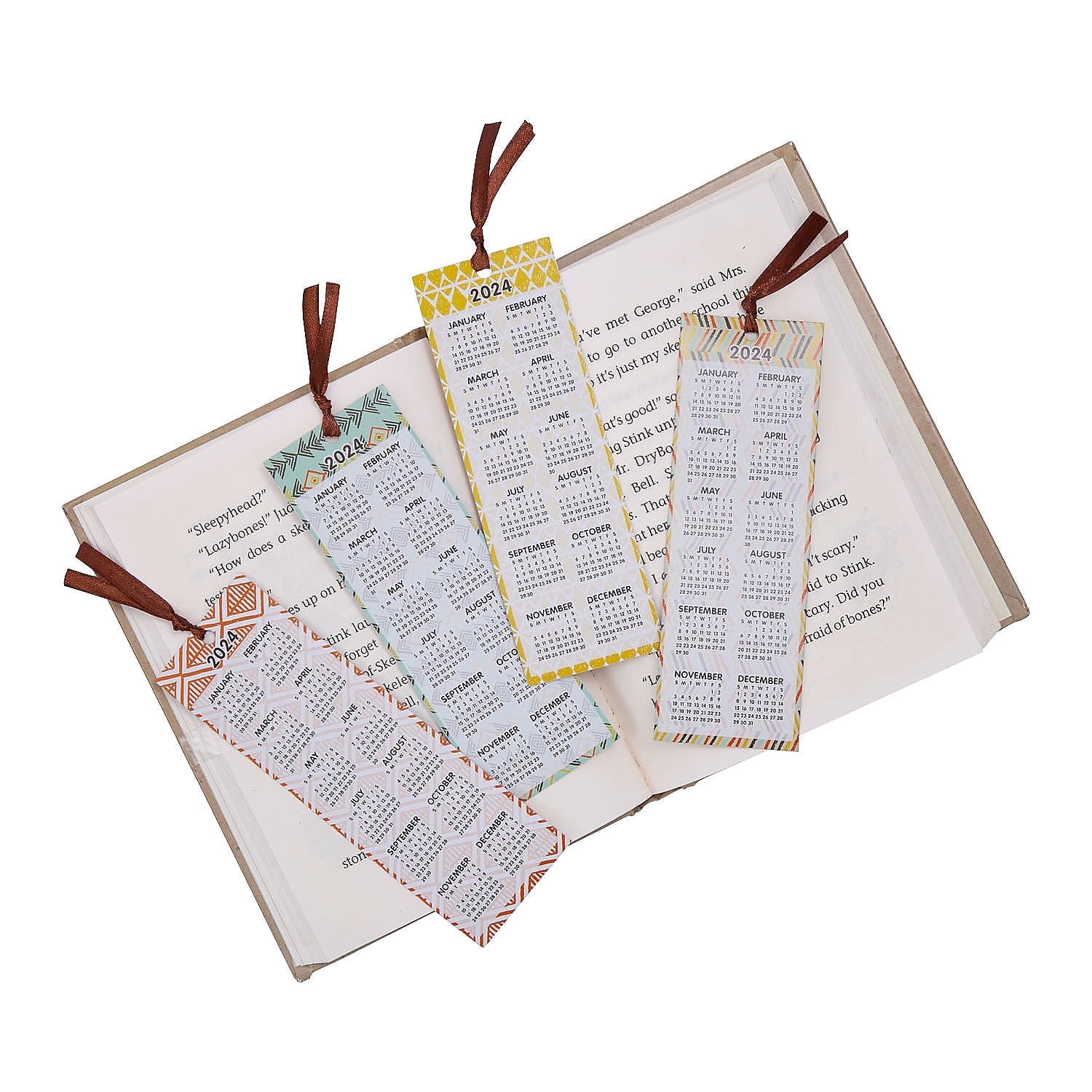 Fun Express 2024 Calendar Bookmarks - 12 Pc - Walmart.com