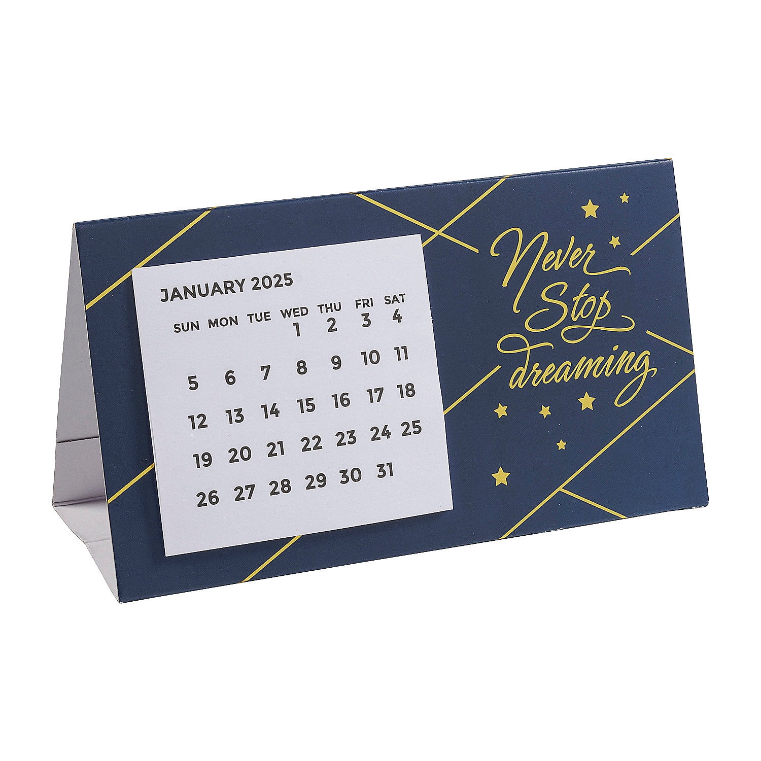 Fun Express 2025 Inspirational Table Tent Calendars - 12 Pieces - 7" x ...
