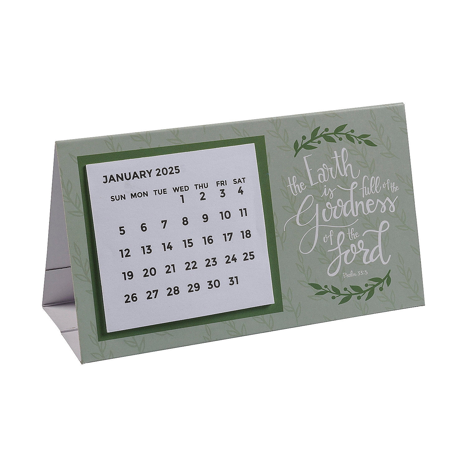 Fun Express 2025 Religious Table Tent Calendars - 12 Pieces - 7" x 4 ...