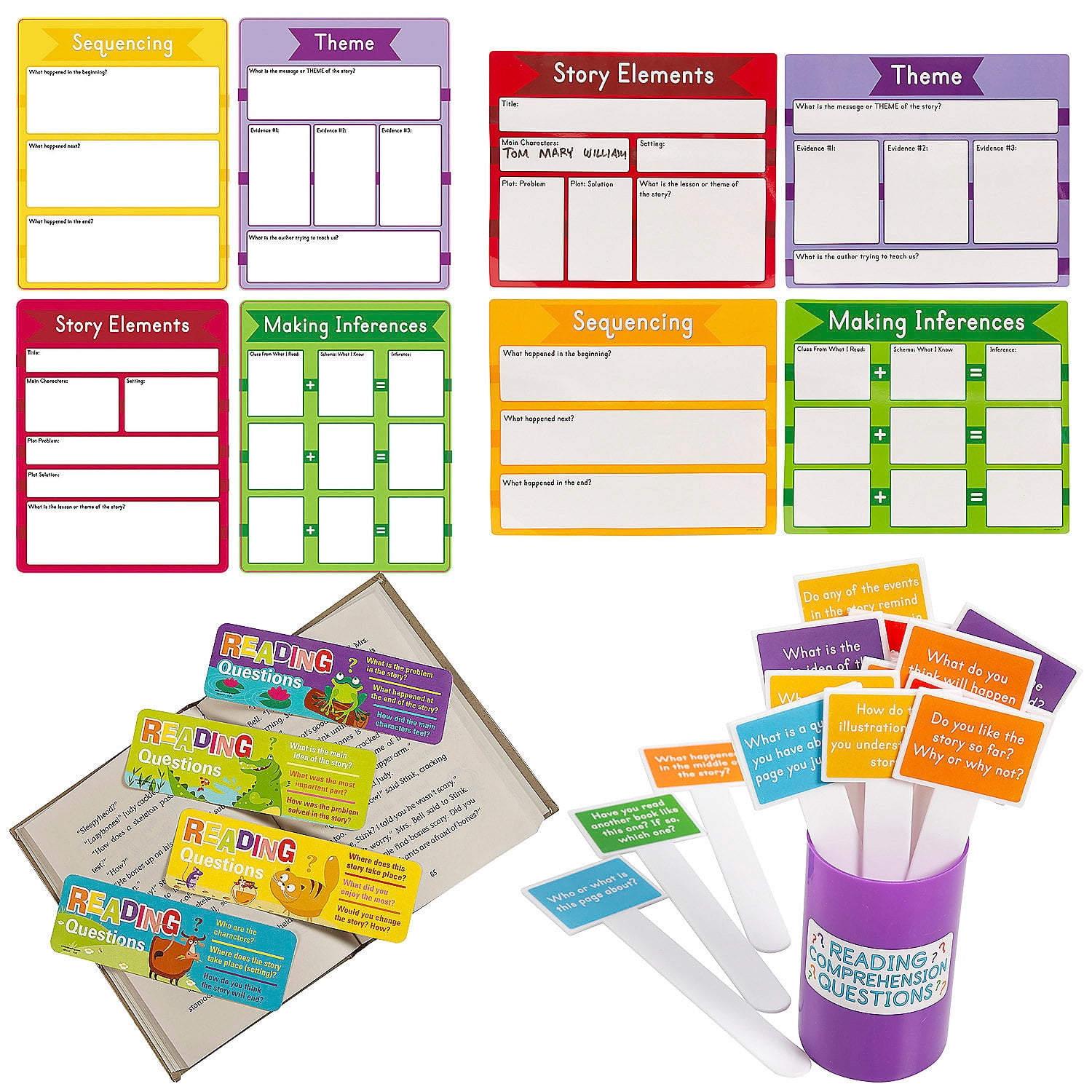 Fun Express 2nd to 5th Grade Reading Comprehension Educational Resource ...