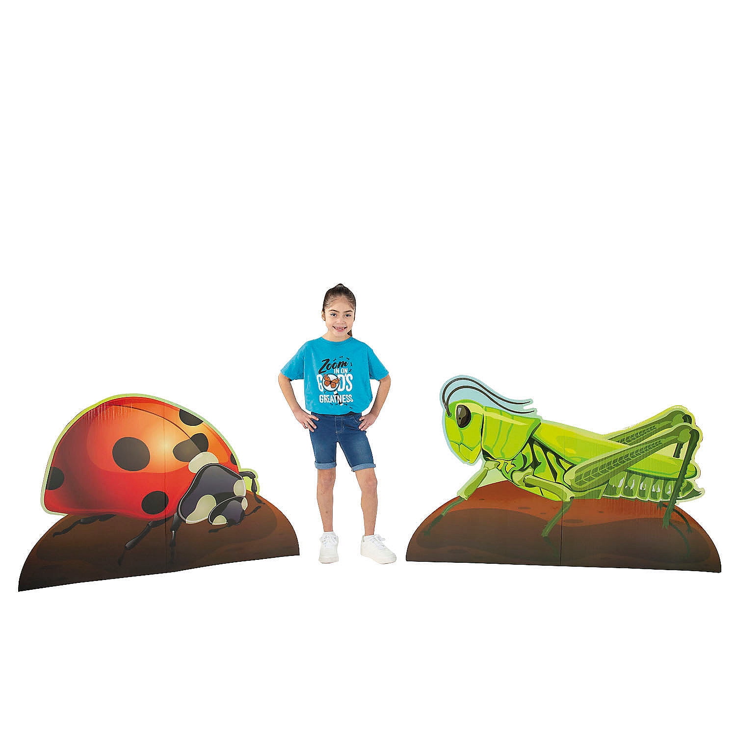 Fun Express 32" – 33" Zoom In VBS Bugs Cardboard Cutout Stand-Up Set ...