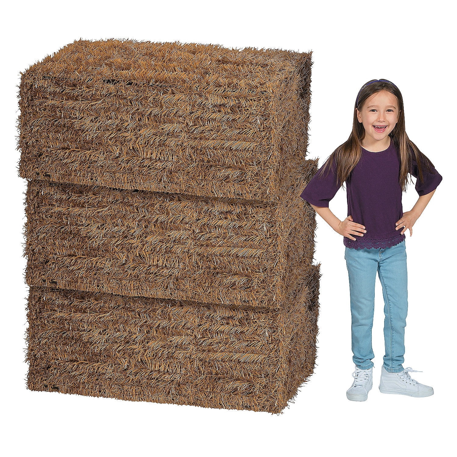 Fun Express 38 1/2" x 15 1/2" Bulk 3 Pieces Collapsible Plastic Faux ...