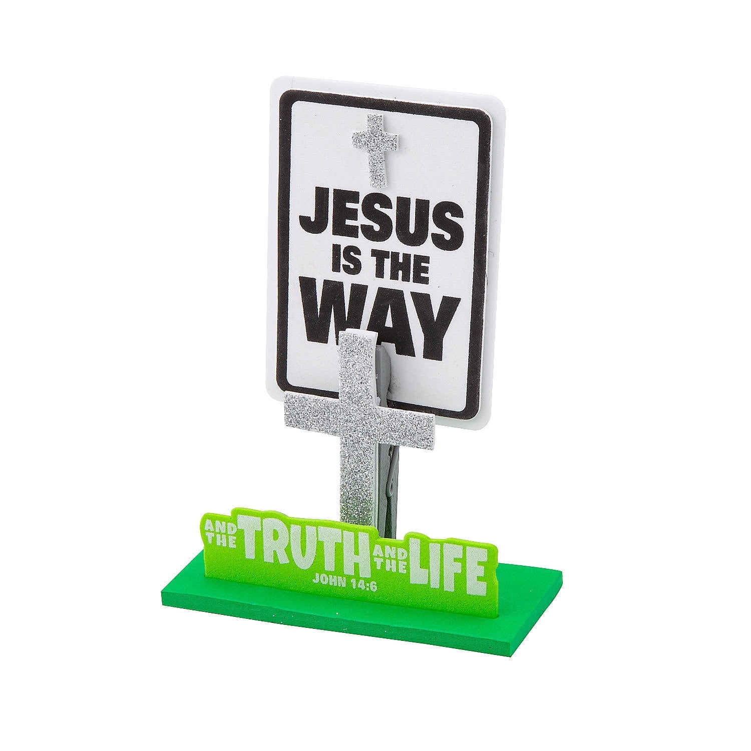 Fun Express 3D "Jesus Is the Way" Craft Kit – DIY Religious Art ...