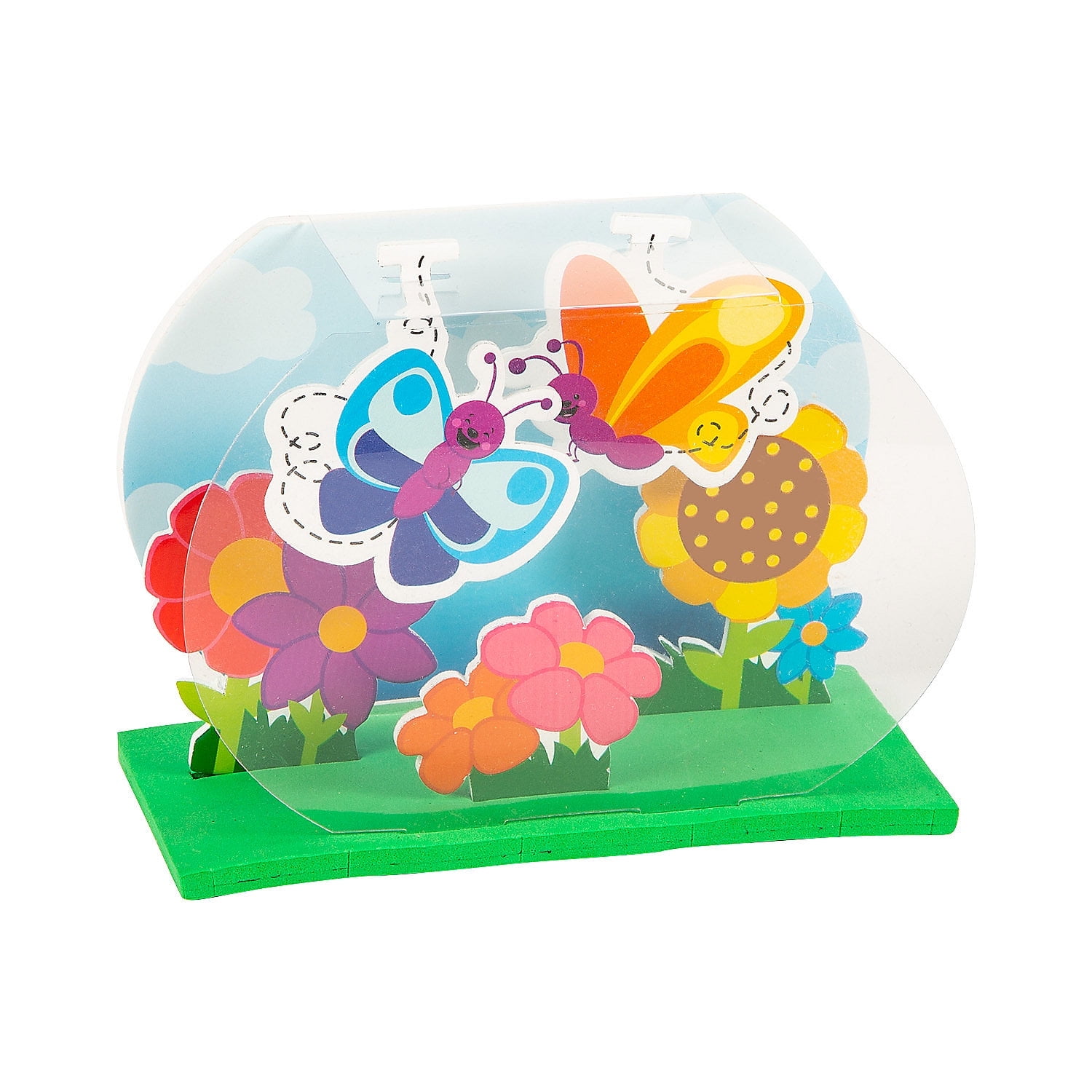 Fun Express 3D Spring Flower & Butterfly Craft Kit - Creative DIY ...