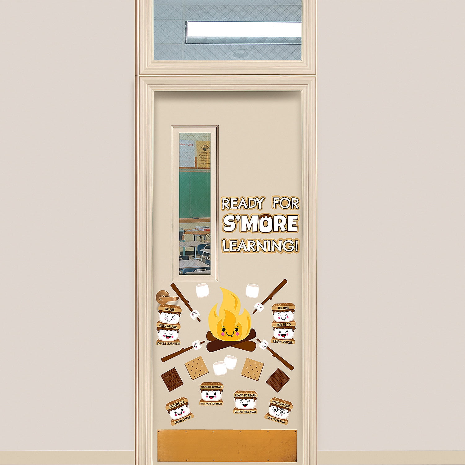 Fun Express 4" - 16" S'more Learning Cardstock Classroom Door ...
