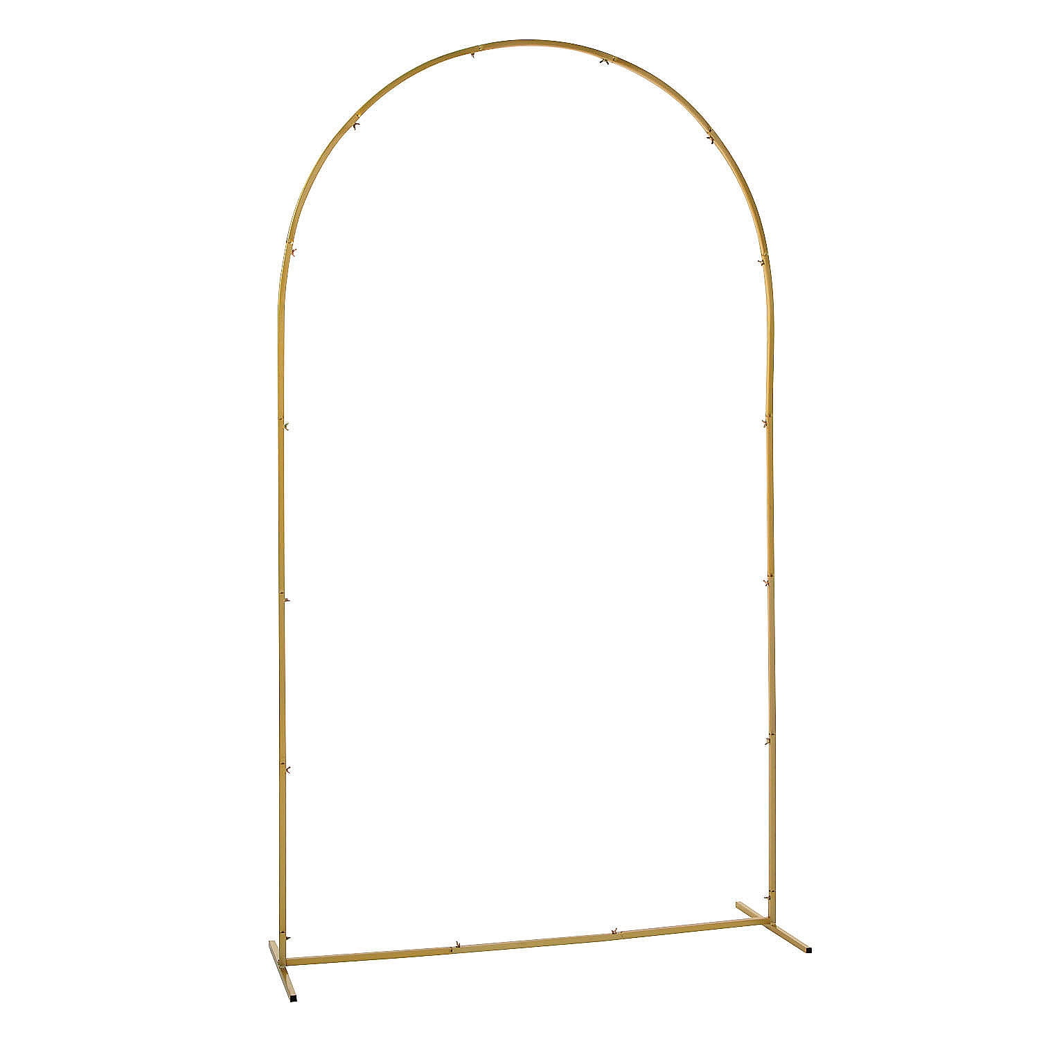 Fun Express 4 ft. x 7 ft. Arch Frame Goldtone Metal Frame - Walmart.com