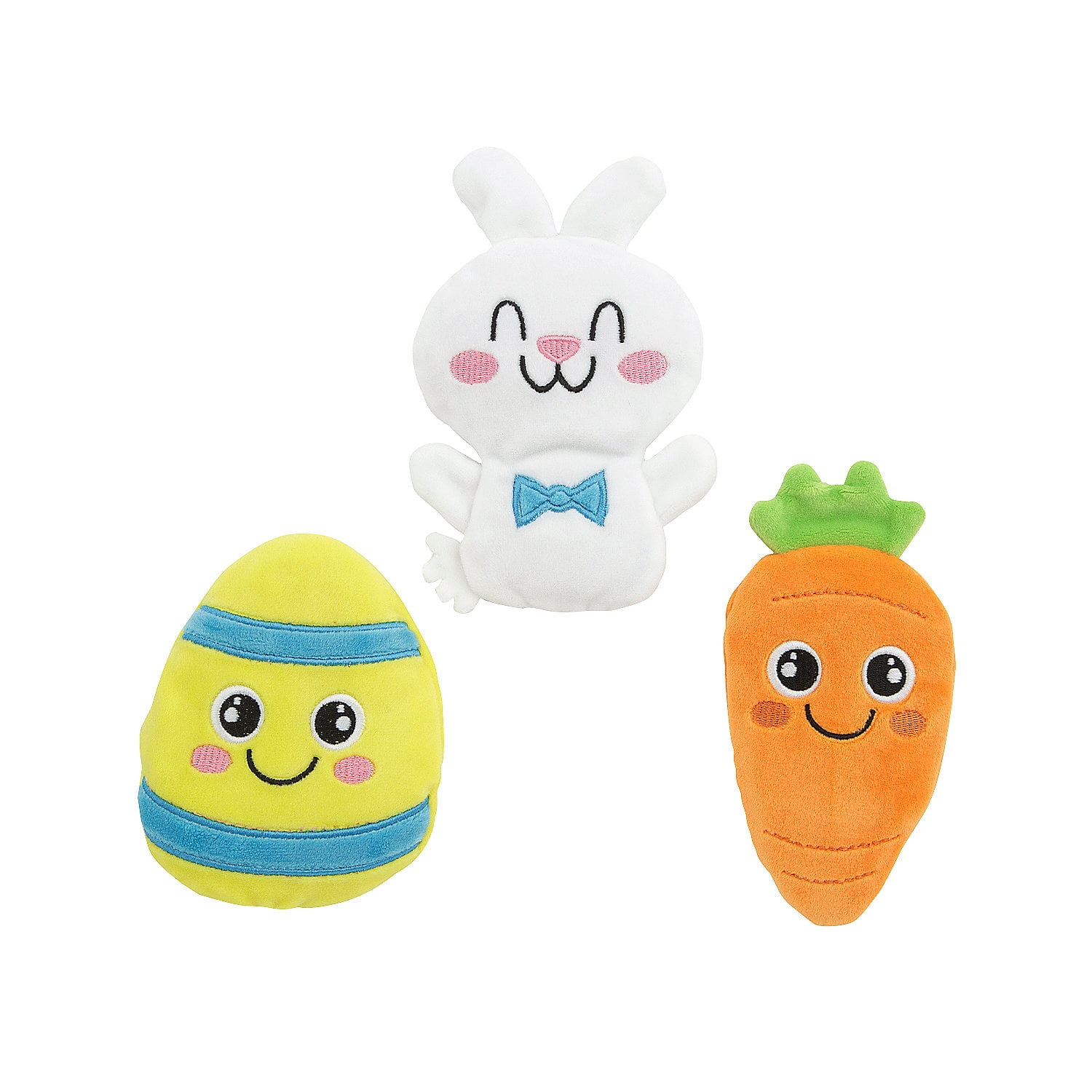 Fun Express 4" x 4 3/4" Sensory Sand-Filled Easter Stuffed Characters ...
