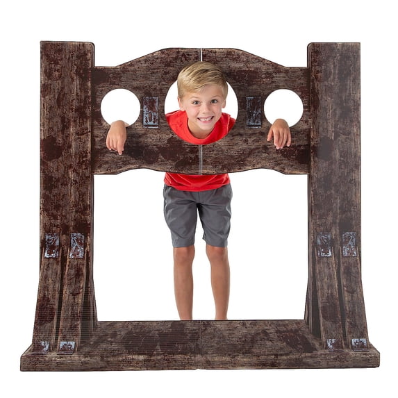 Fun Express 48 1/4" x 44" Pillory Stocks Photo Booth Cardboard Cutout ...