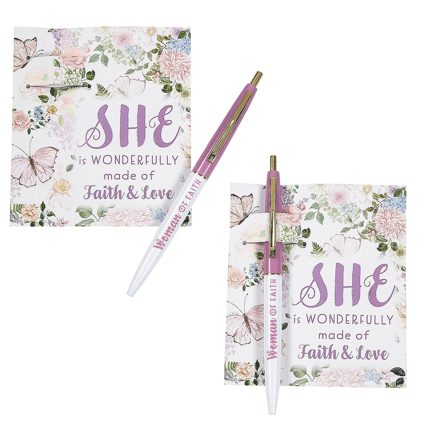 Fun Express 5 1/4" Religious Woman of Faith Pens with Handout Card - 12 ...