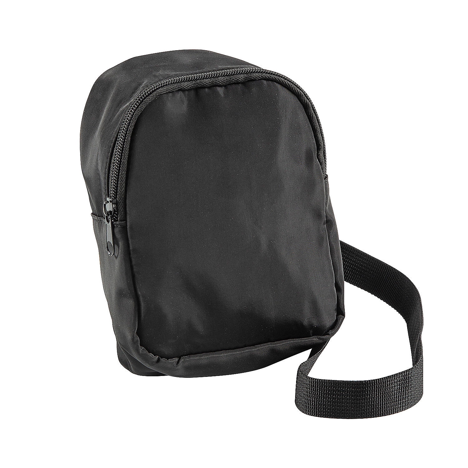 Fun Express 5 1/4" x 6 1/2" Mini Black Crossbody Polyester Backpack ...