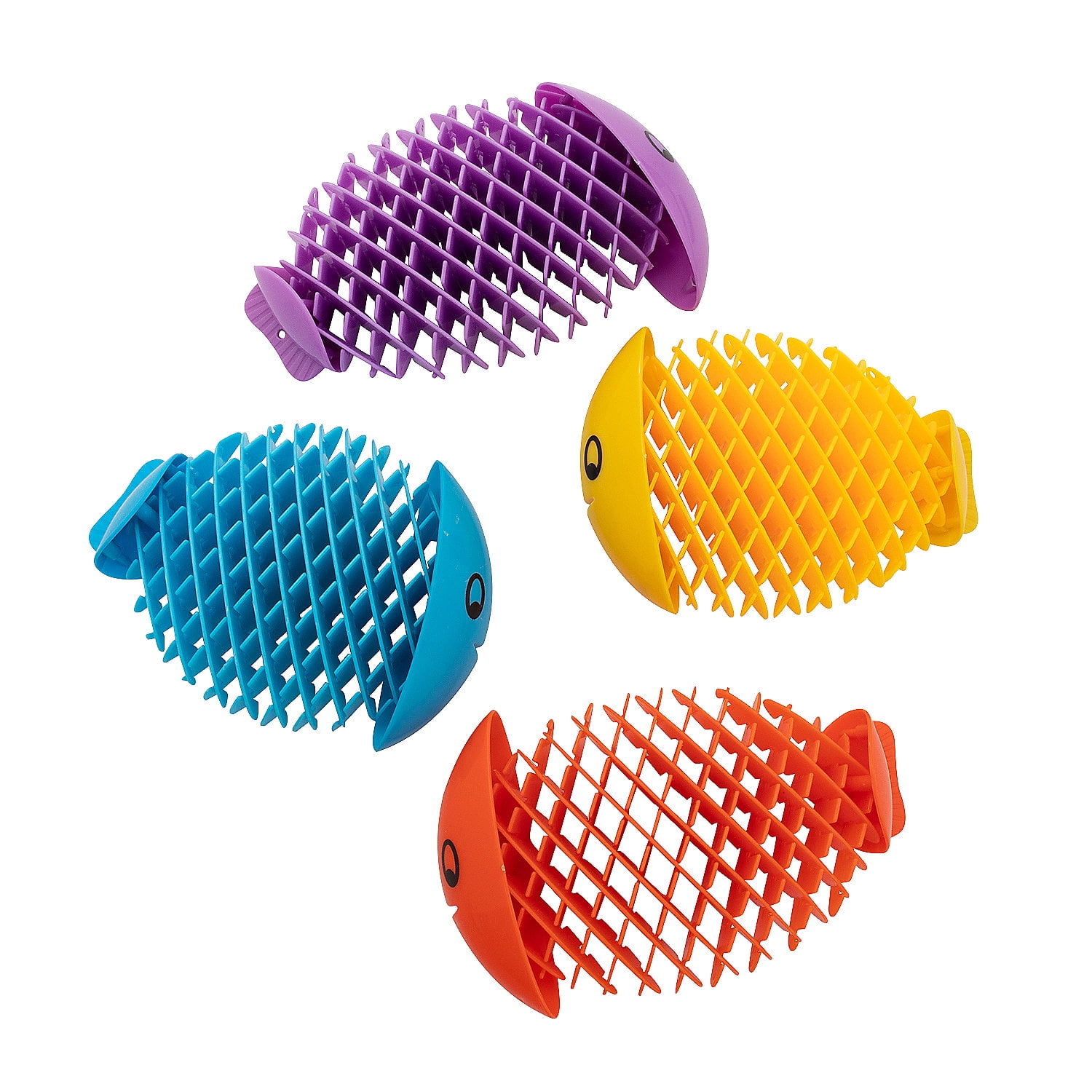 Fun Express 5" Colorful Expanding Mesh Fidget Worm Fishes - 12 Pieces ...