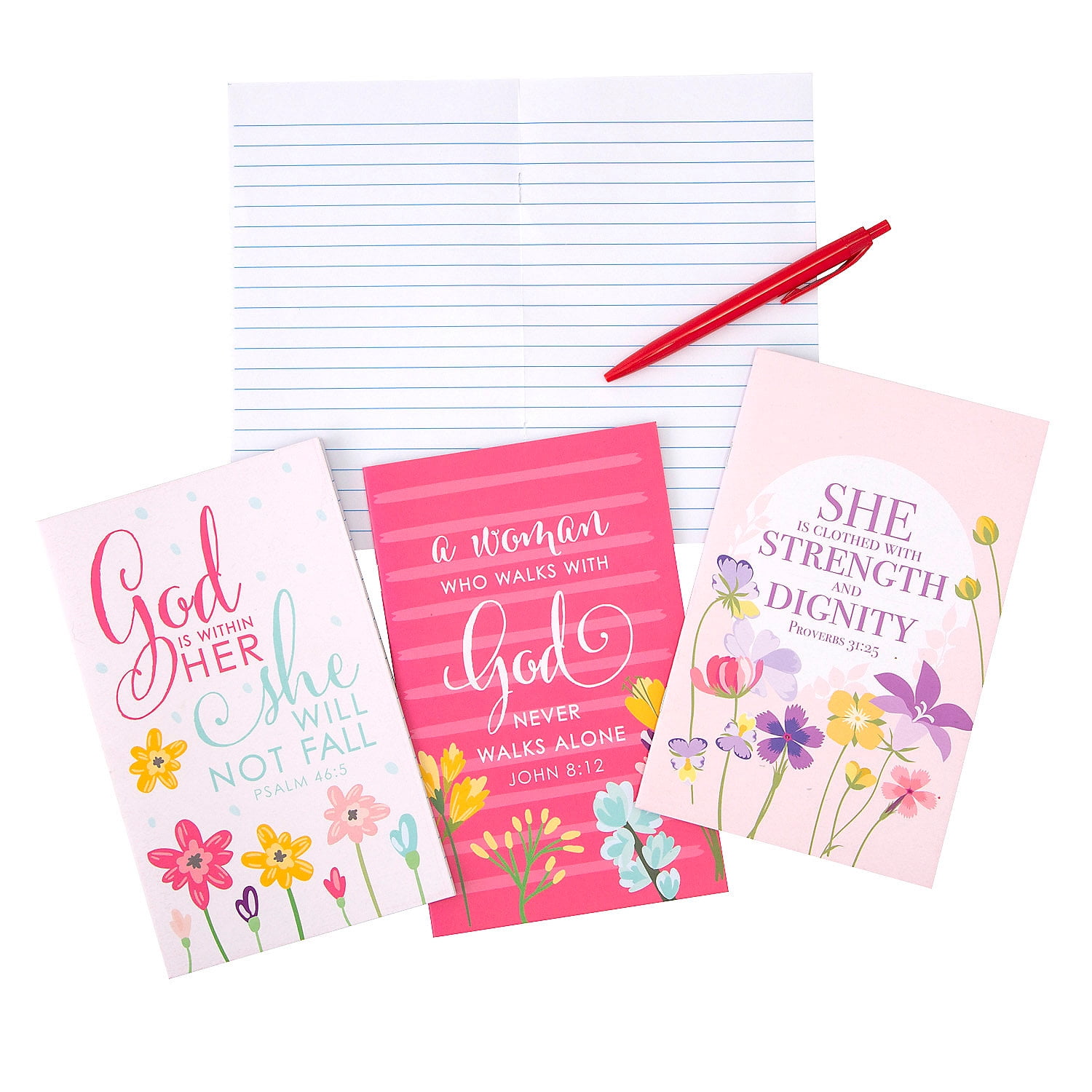 Fun Express 5" x 8" Pastel Religious Woman of Faith Paper Notepads - 12 ...