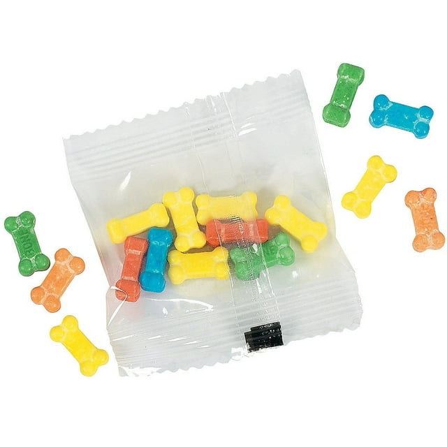 Fun Express 59 Pack Bone-Shaped Candy Fun Packs, Edibles - Walmart.com
