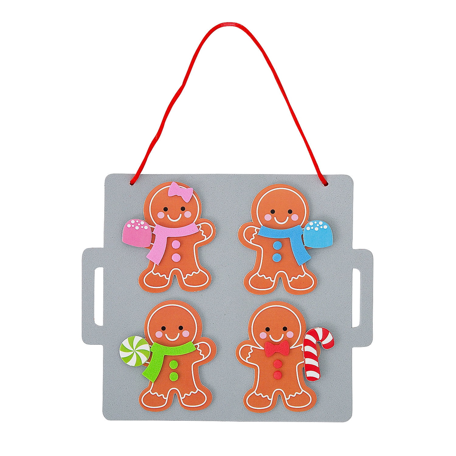 Fun Express 6 3/4" x 5 3/4" Gingerbread Baking Sheet Sign Foam Craft ...