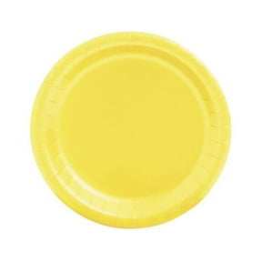 Party Plates Yellow