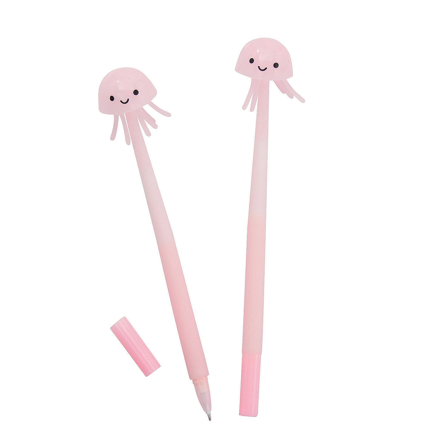 Fun Express 8" Silicone Wiggle Pens with Jellyfish Topper - 12 Pc ...