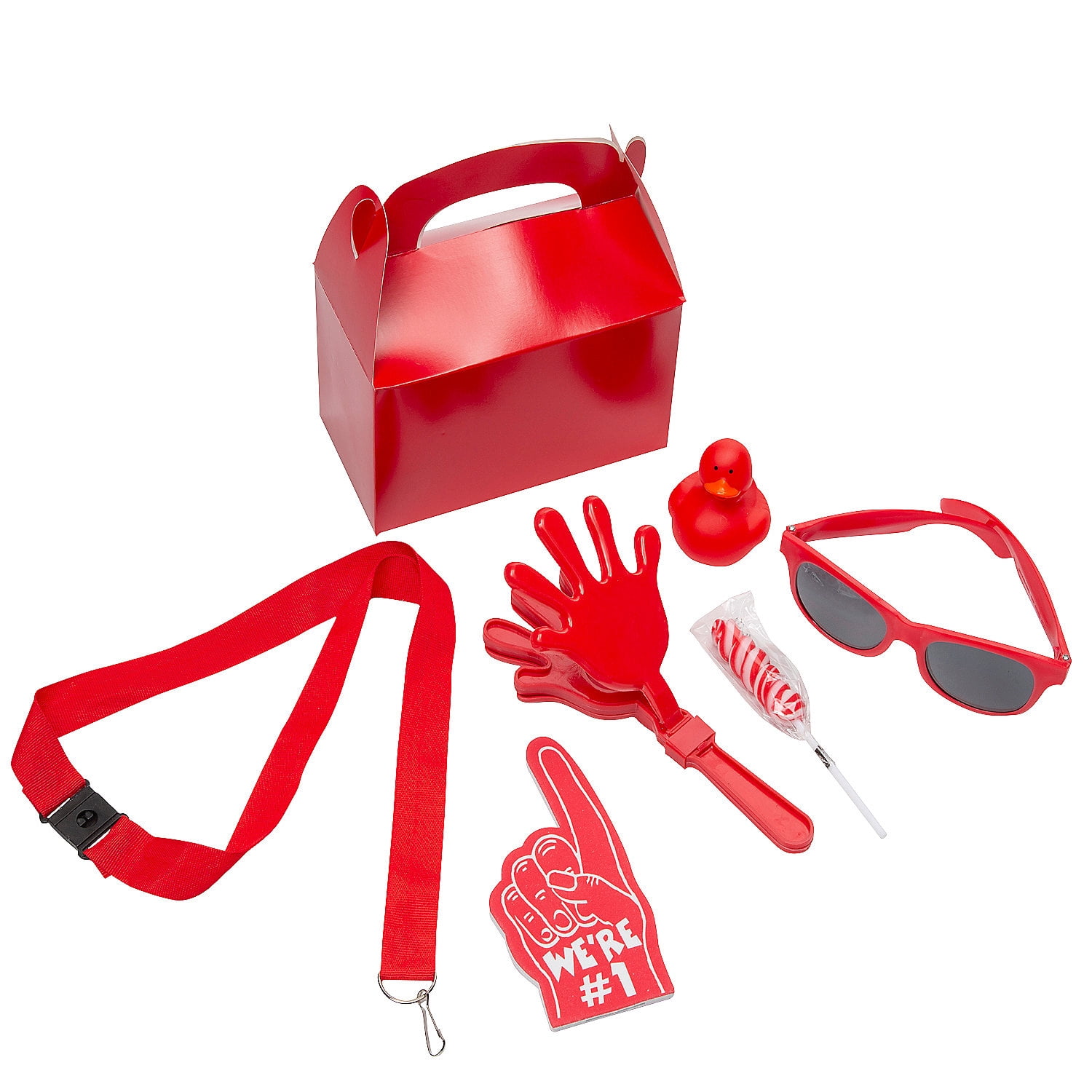 Fun Express 96 Pieces Red Spirit Reward Box Handout Kit for 12 ...