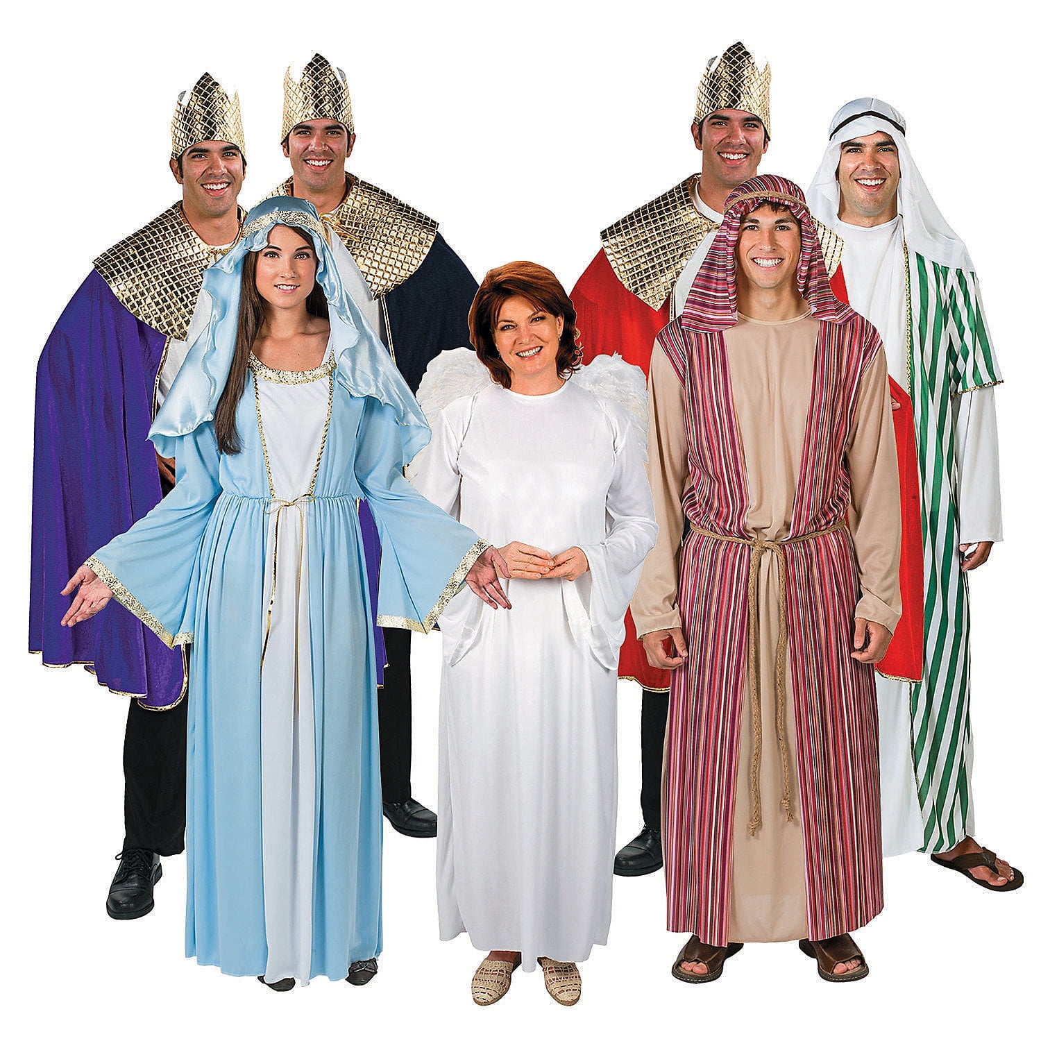 Fun Express Adult’s Nativity Pageant Costume Kit - Assortments May Vary ...