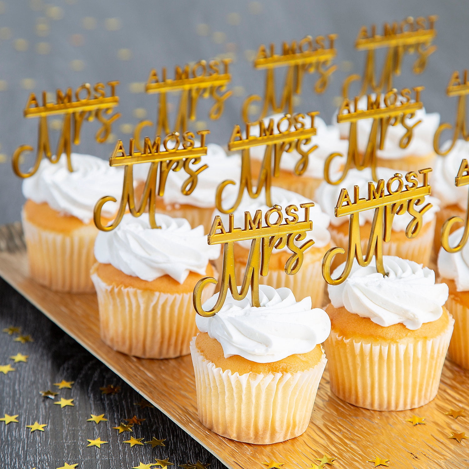 Fun Express Almost Mrs. Cupcake Toppers Bulk 100 Pc - Walmart.com