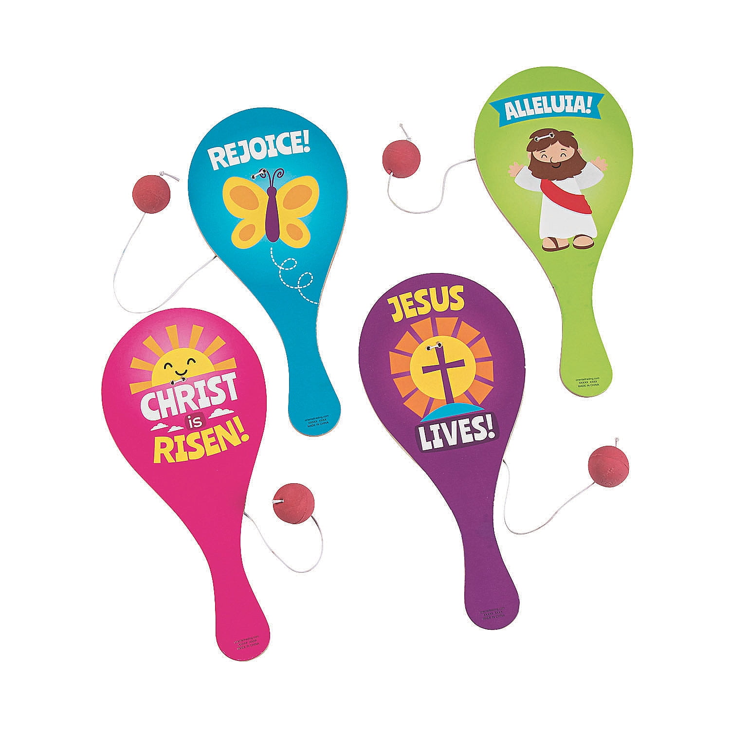 Fun Express Assorted Colors Easter Party Favors, 12 Count - Walmart.com
