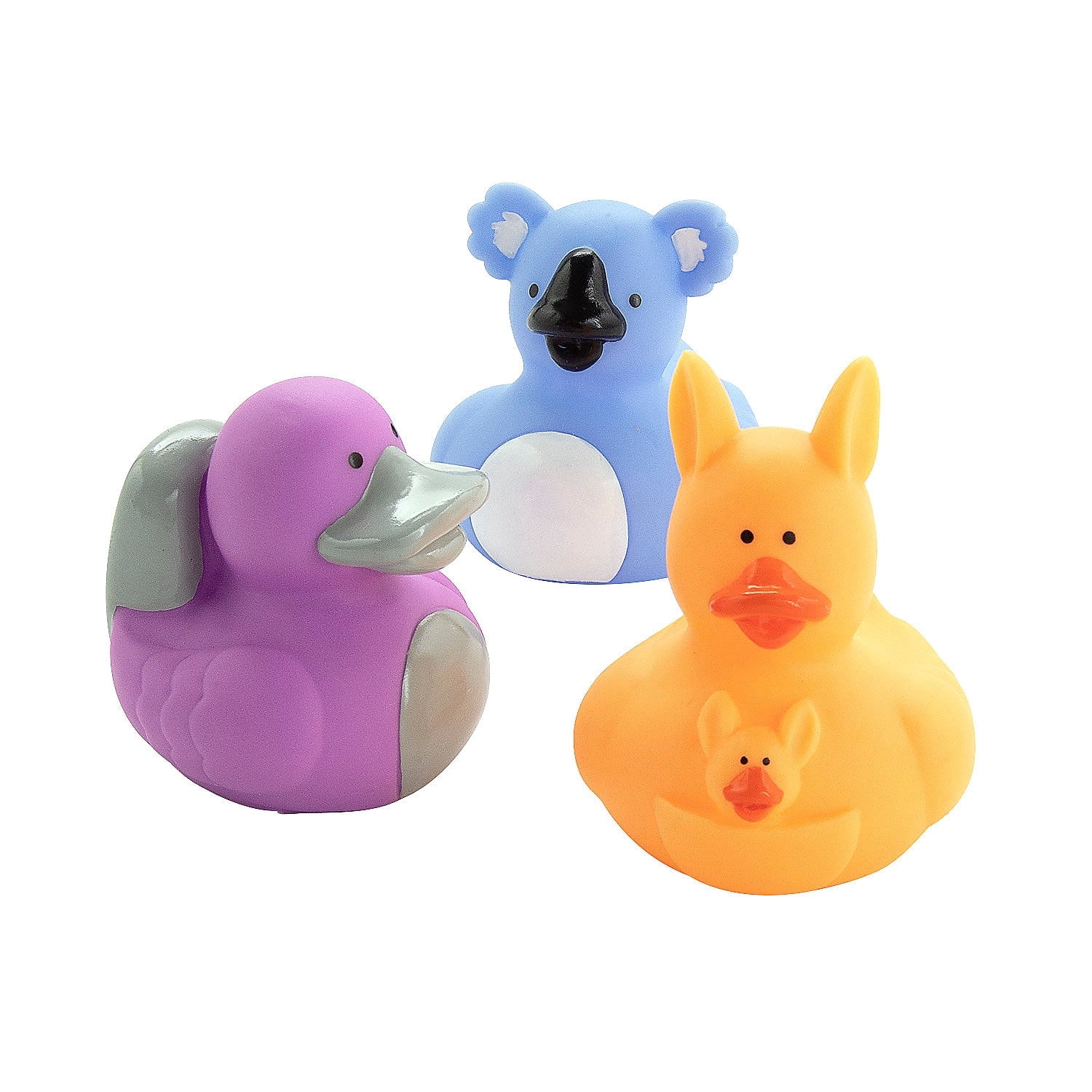 Fun Express Australian Animal Rubber Ducks - Colorful Rubber Ducks for ...