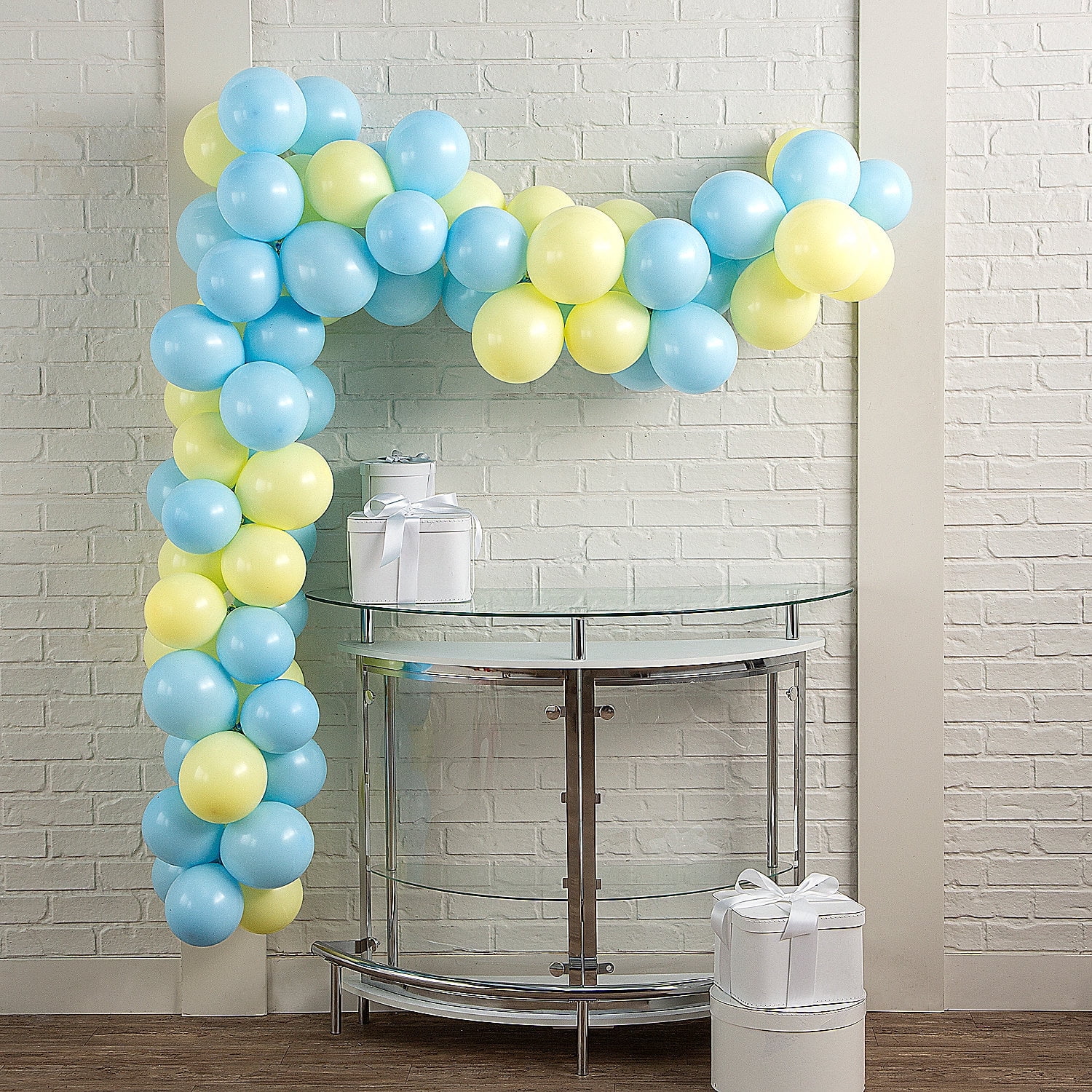 Fun Express Balloon Garland Kit Tuftex Yellow & Monet 25 Ft - 202 Pc ...
