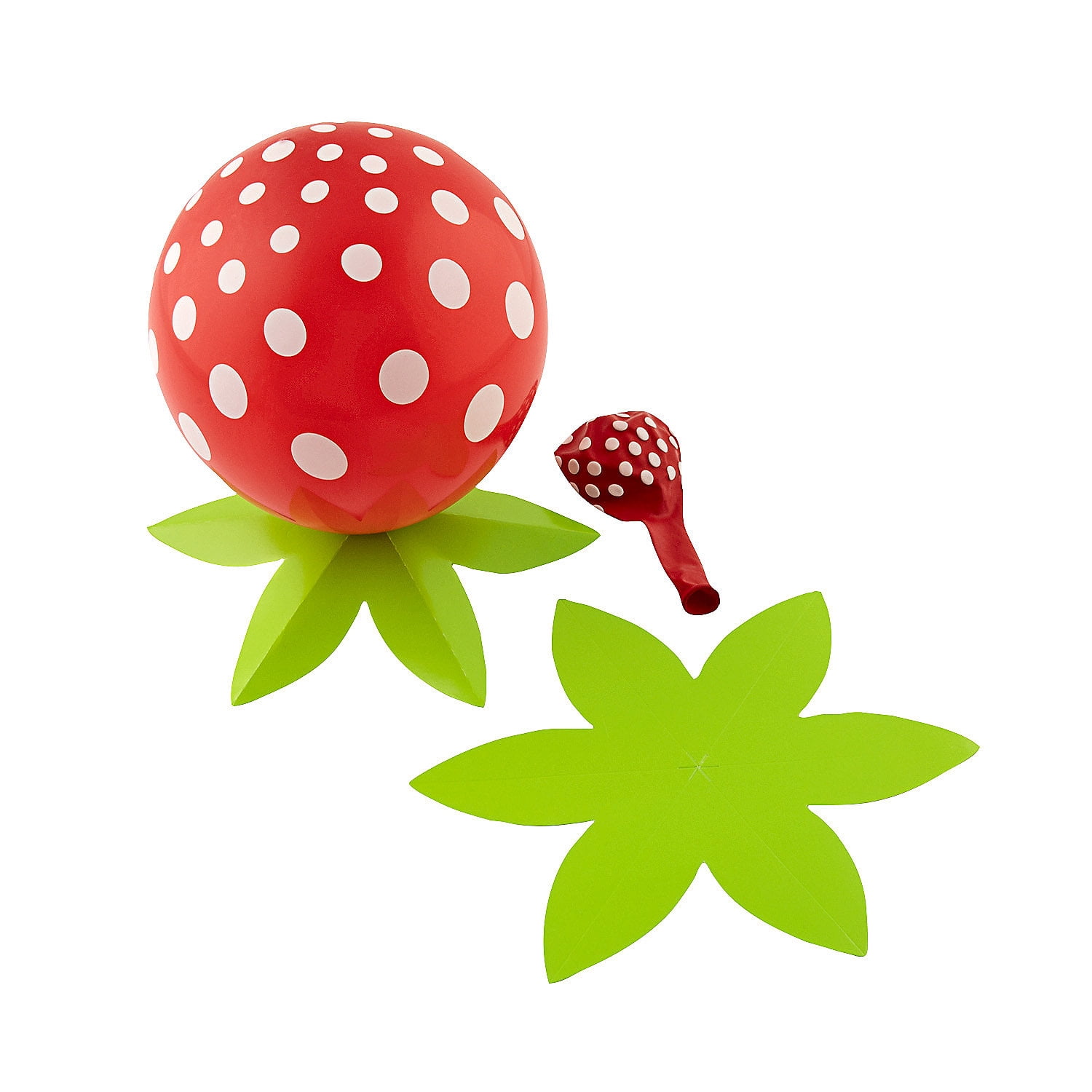 Fun Express Balloons with Stems Red Berry Latex - 12 Pc - Walmart.com